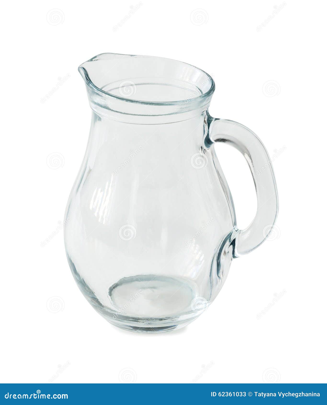 Empty glass jug stock image. Image of crystal, dishware - 62361033