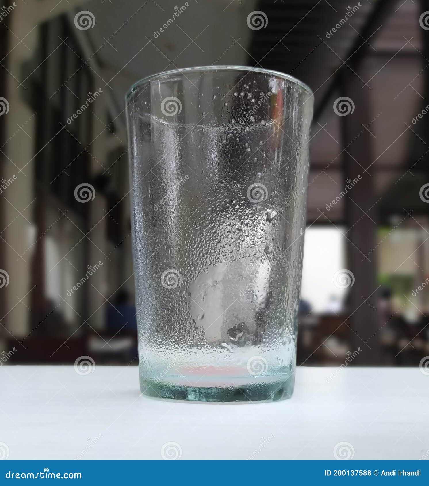 An empty glass of milk stock photo. Image of food, beer - 200137588