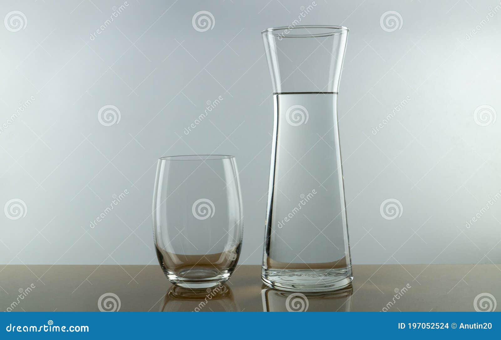Glass and pitcher of water stock photo. Image of refreshment - 197052524