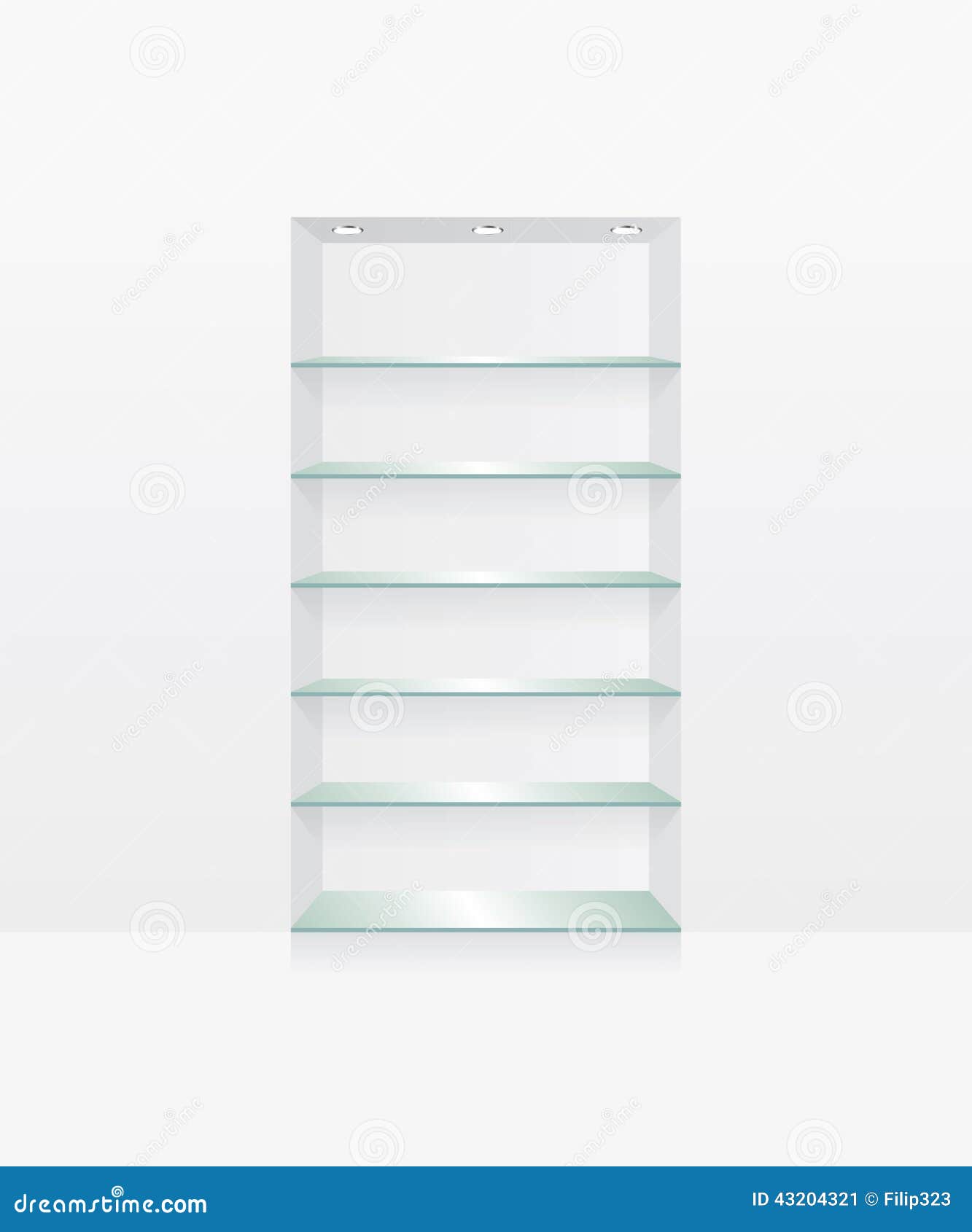 Glass Shelves Transparent Background Cartoon Vector | CartoonDealer.com ...
