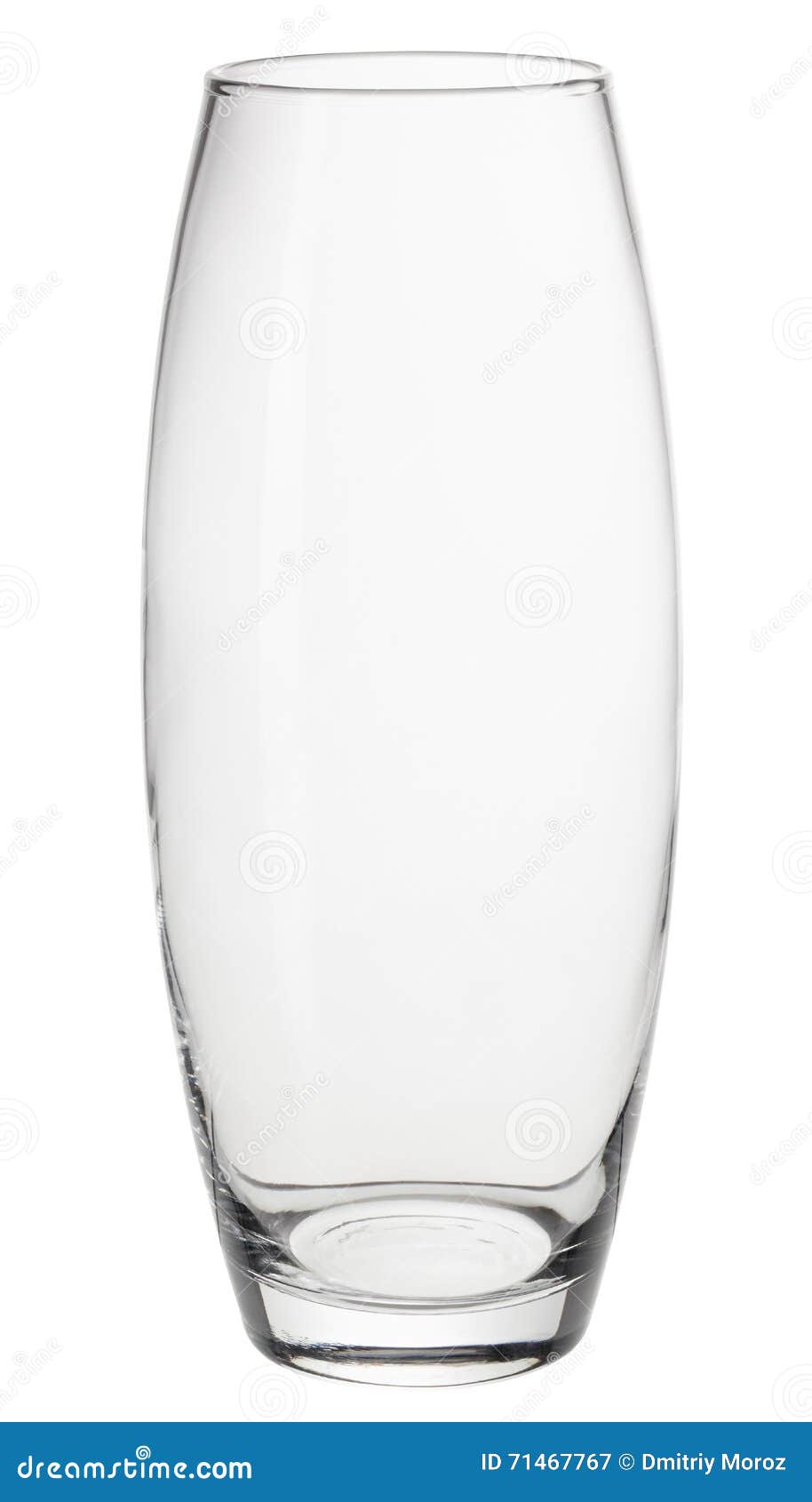 Empty glass vase stock image. Image of glassware, design - 71467767