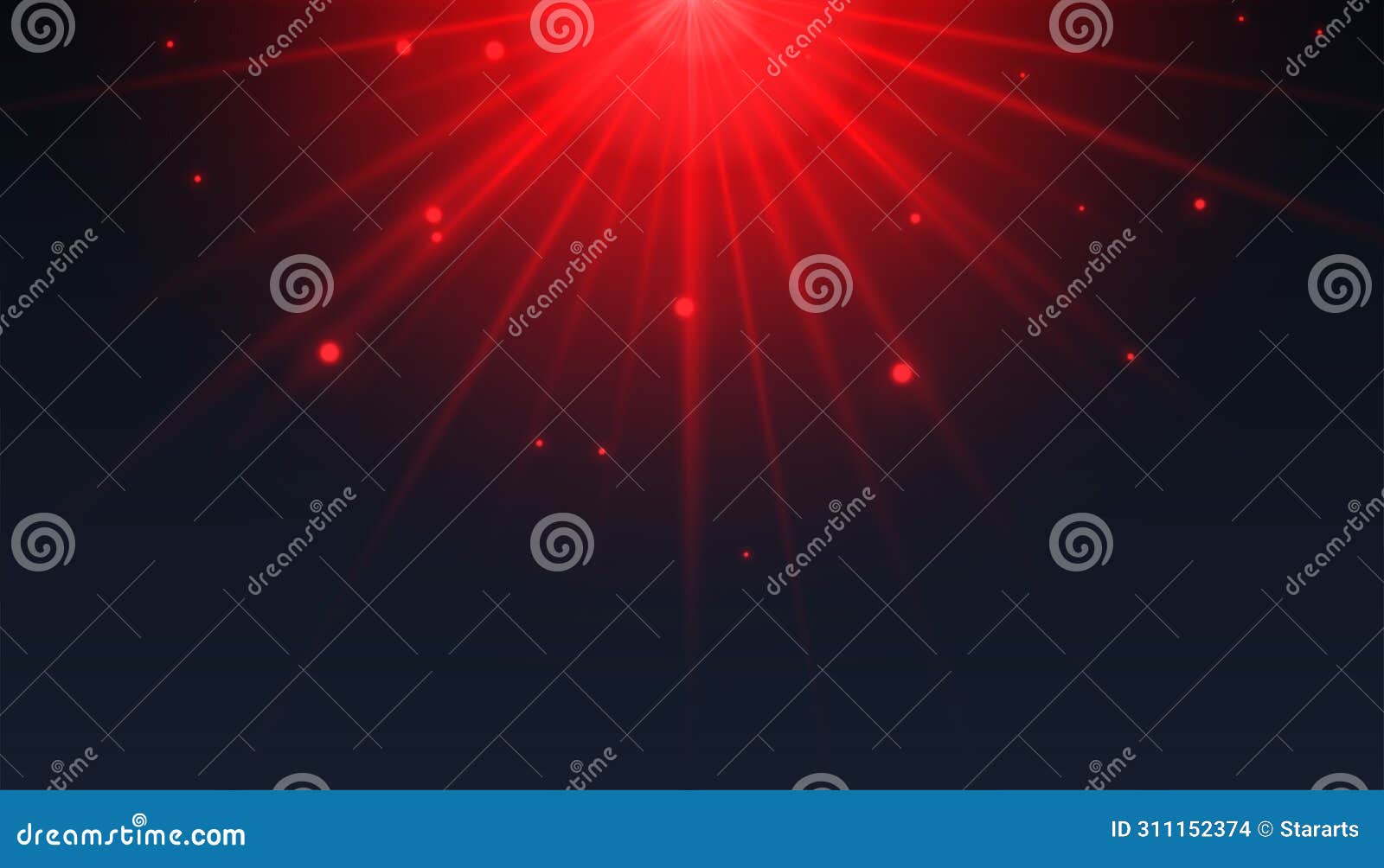 Empty Glowing Beam Backdrop Banner with Red Light Effect Stock Vector ...