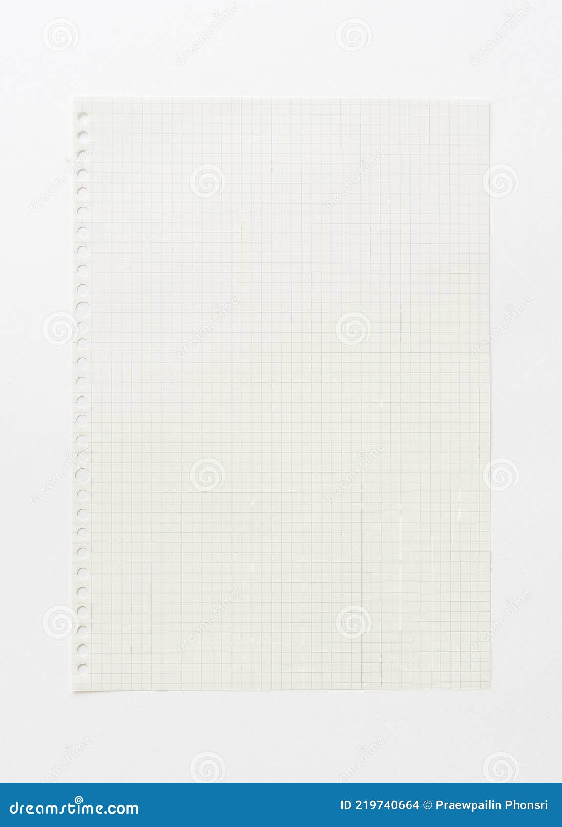 Empty Graph Paper Background. White Paper Template for Art, Drawing ...