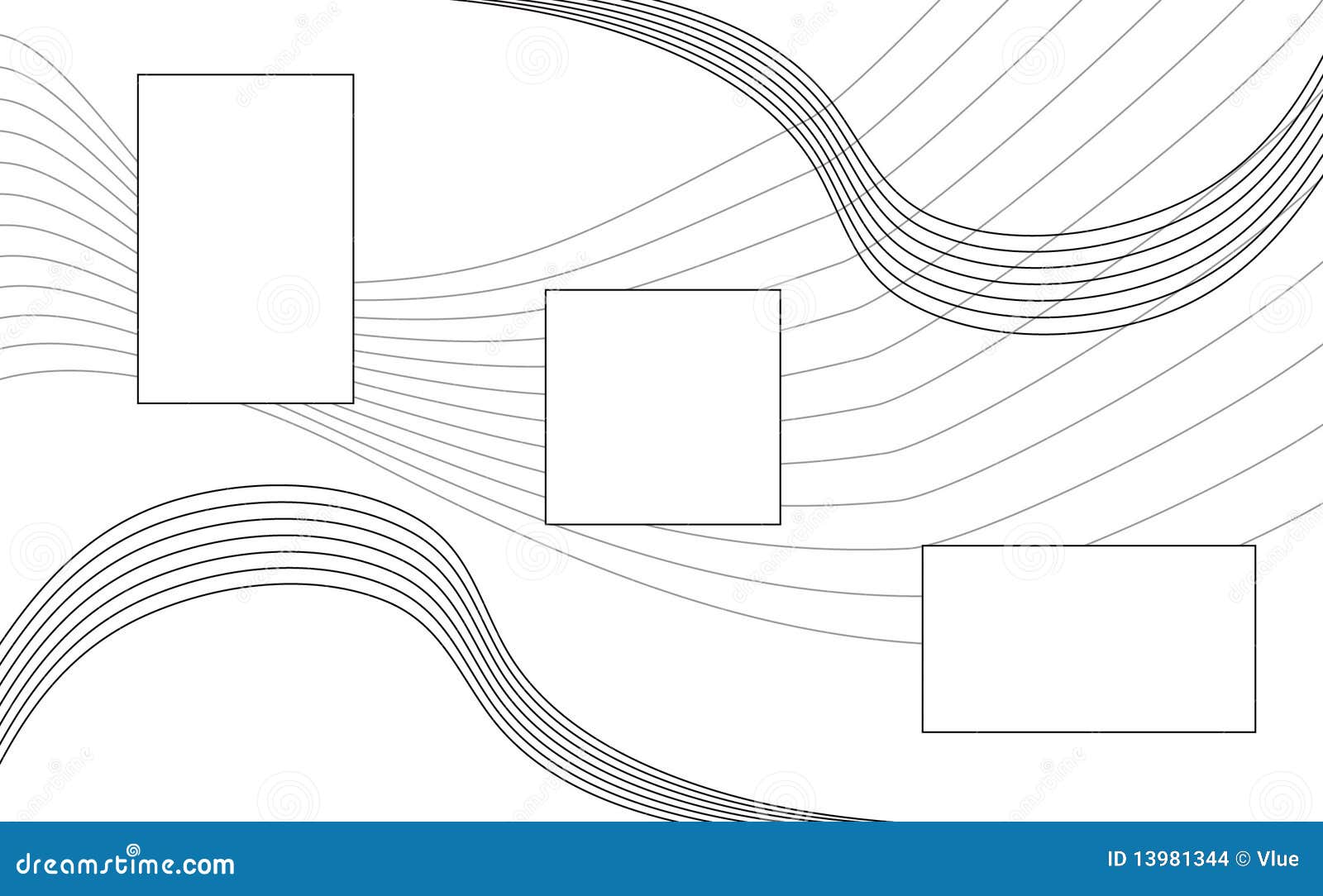 Empty Graphic Design Layout Stock Illustration - Illustration of ...