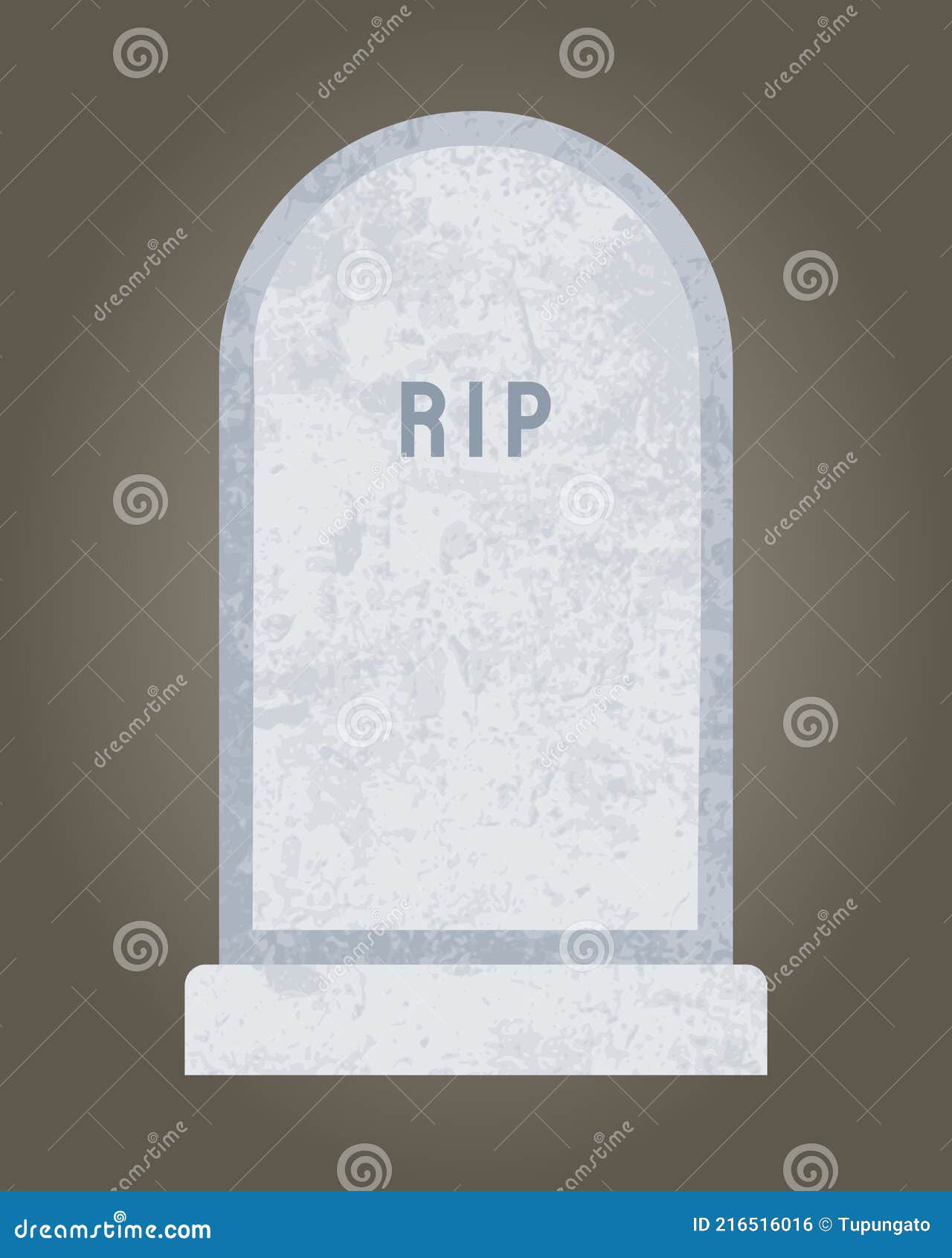 Empty grave stone sign stock vector. Illustration of grave - 216516016