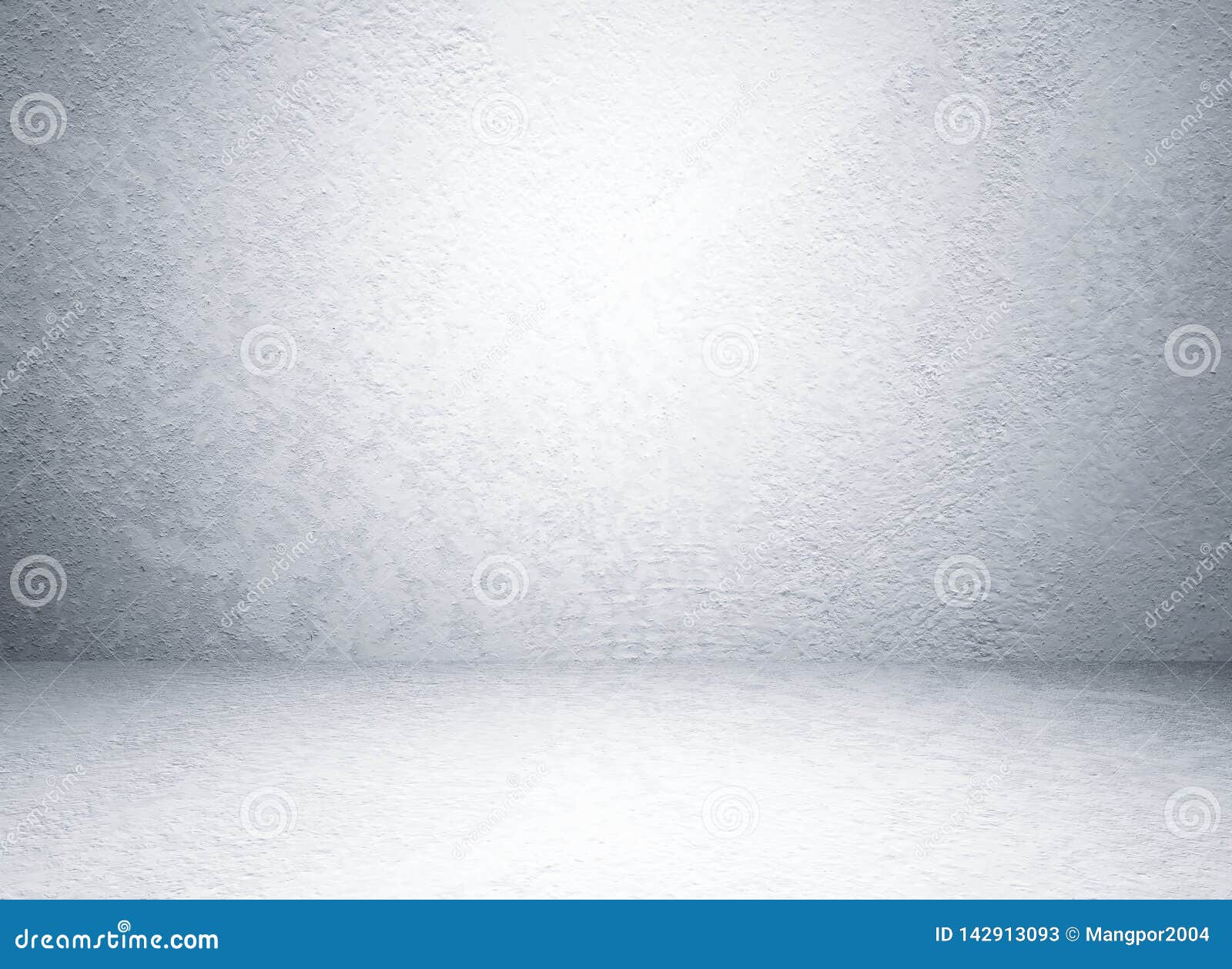 Empty Gray Cement Room in Perspective View, Grunge Background Stock ...