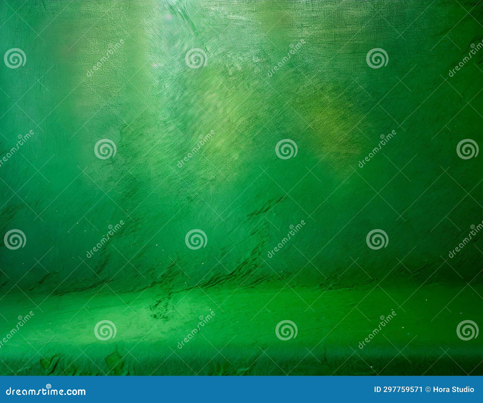 Empty Green Background with Concrete Texture Stock Illustration ...