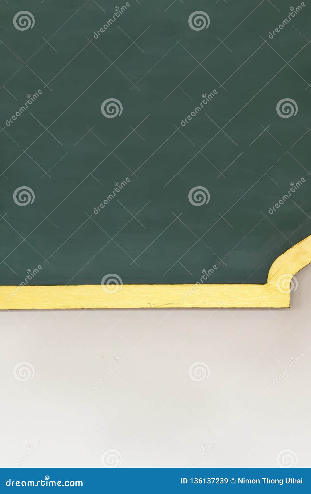 Empty Green Chalkboard Texture Stock Image - Image of design, black ...