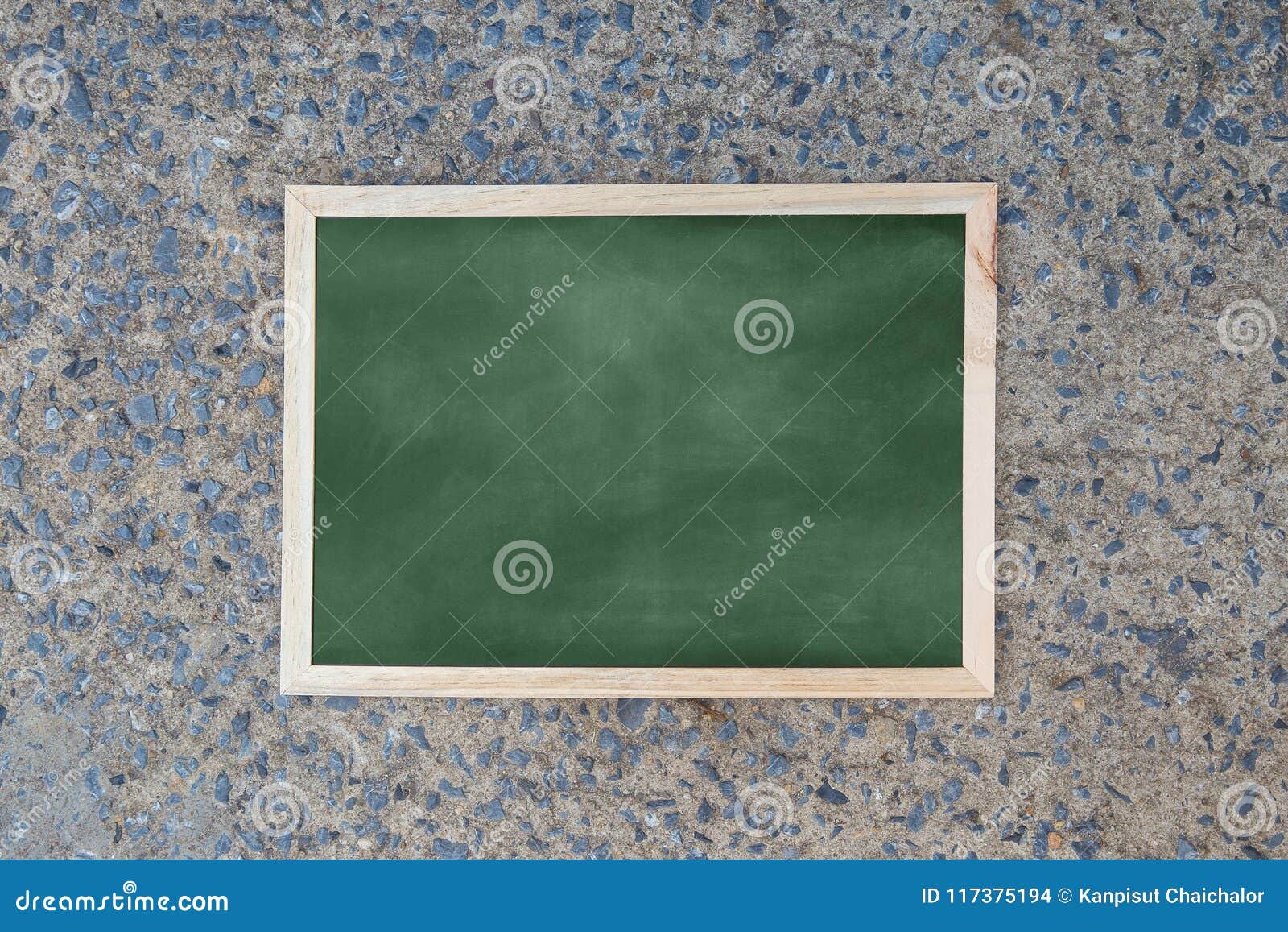 Empty Green Chalkboard Texture Hang on the Wall. Stock Photo - Image of ...