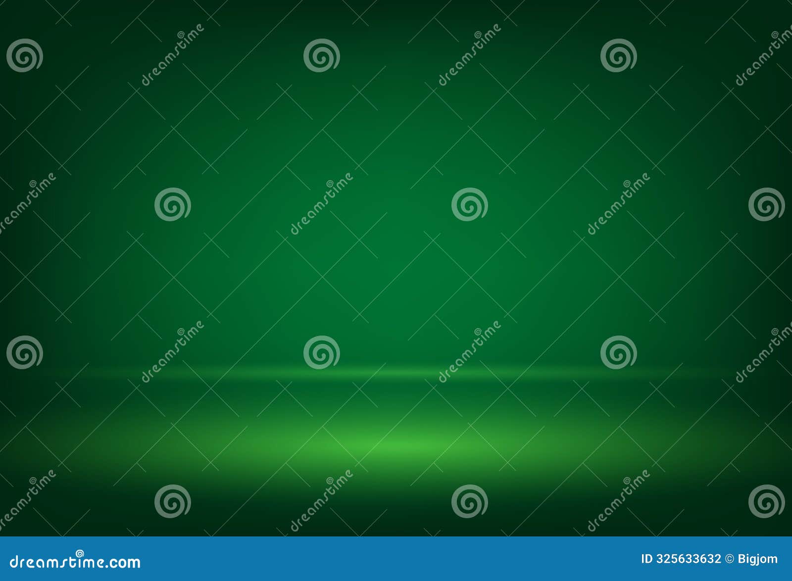 Empty Green Color Studio Room Background. Abstract Gradient Empty Dark ...