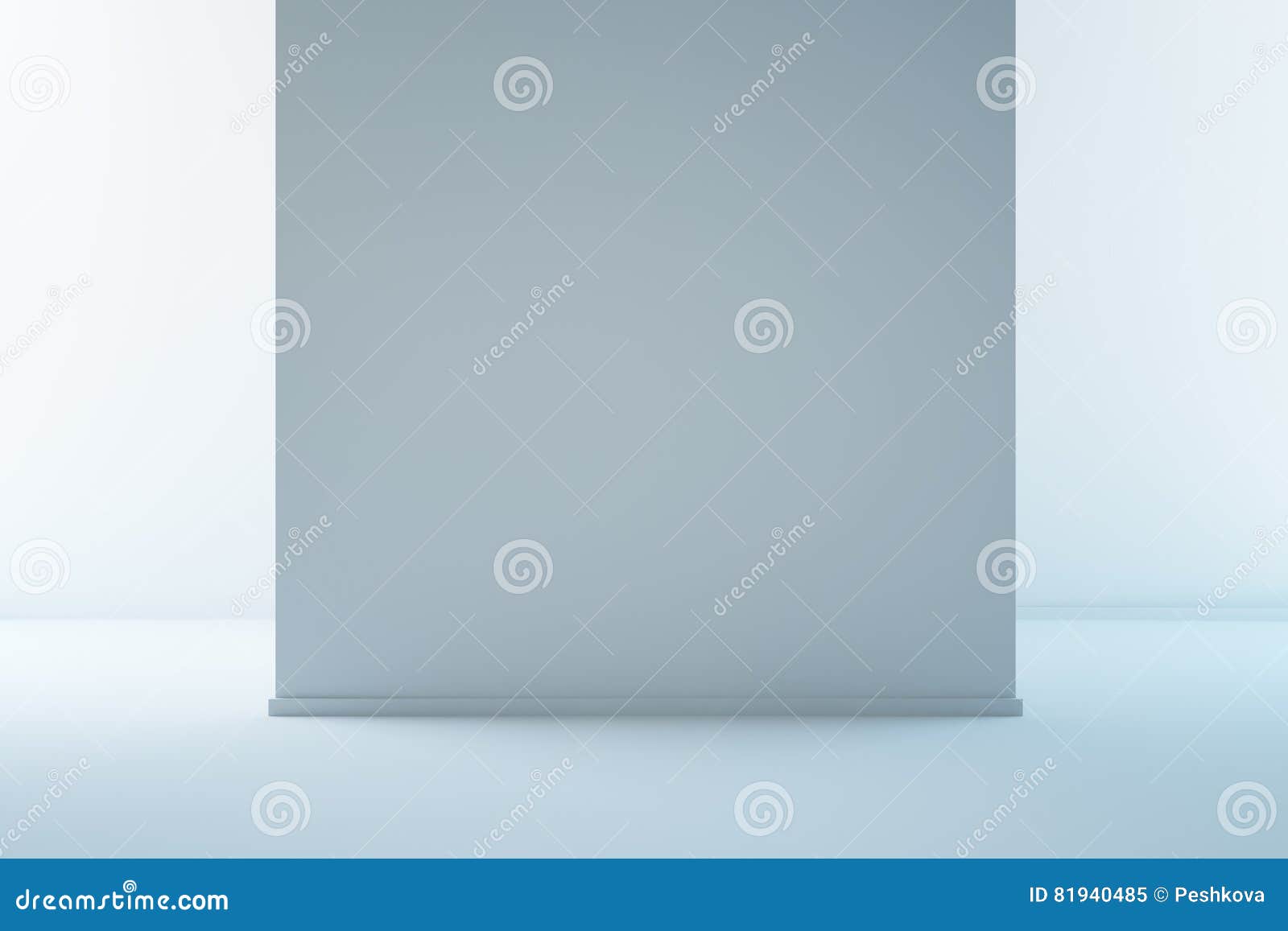 Empty grey box stock illustration. Illustration of architecture - 81940485