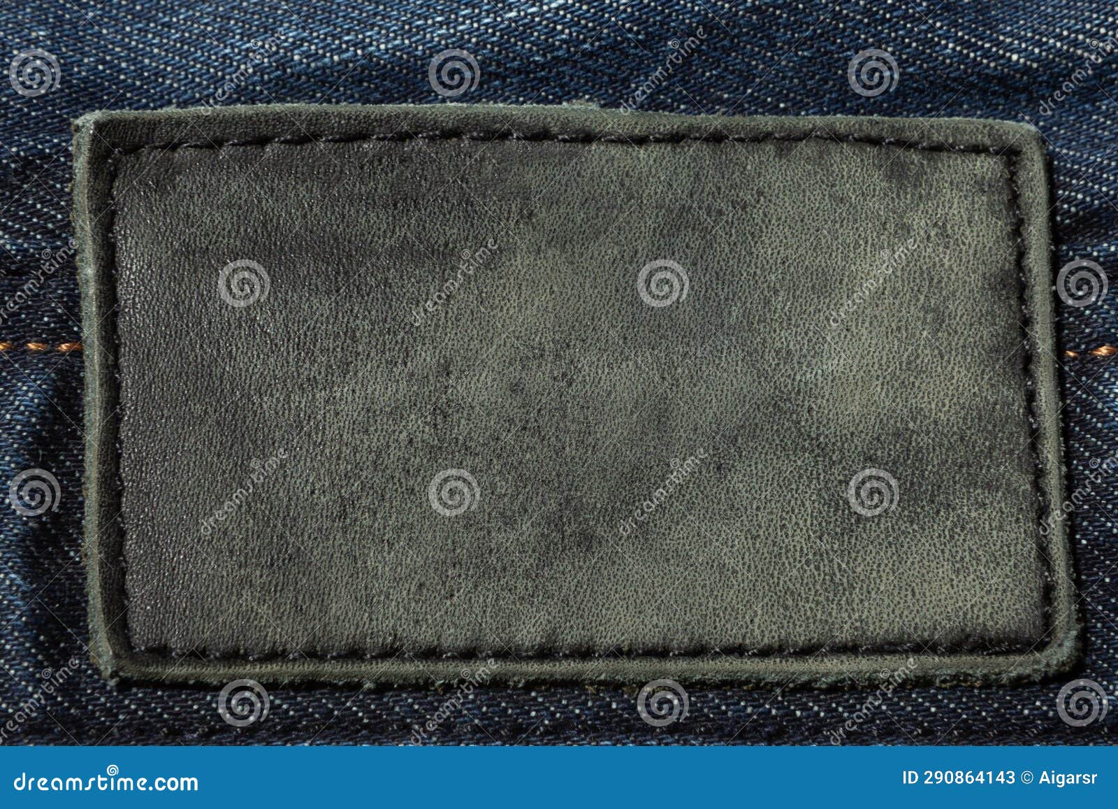 Empty grey leather patch stock image. Image of grey - 290864143