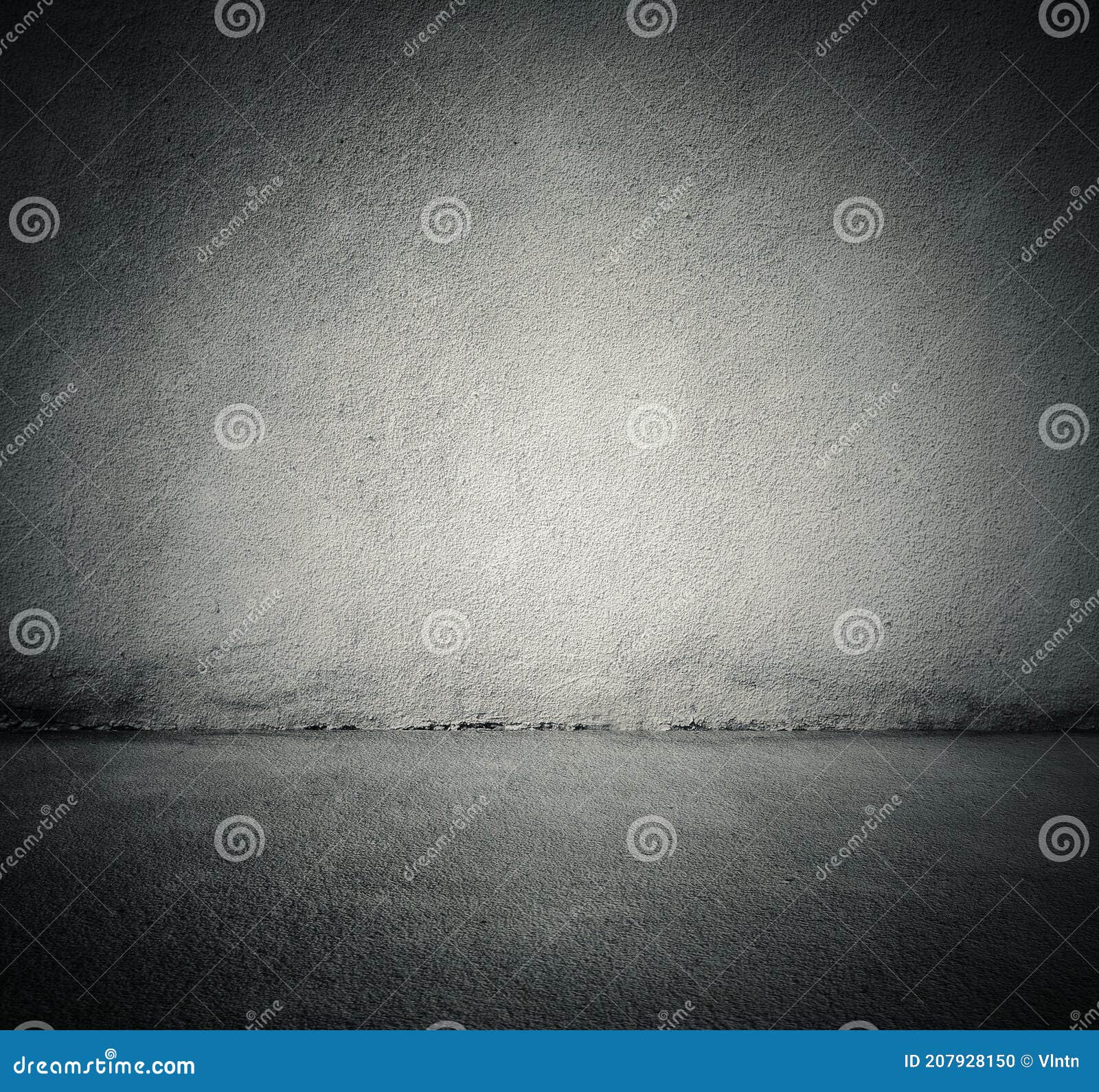 Empty grey room stock photo. Image of cement, blank - 207928150