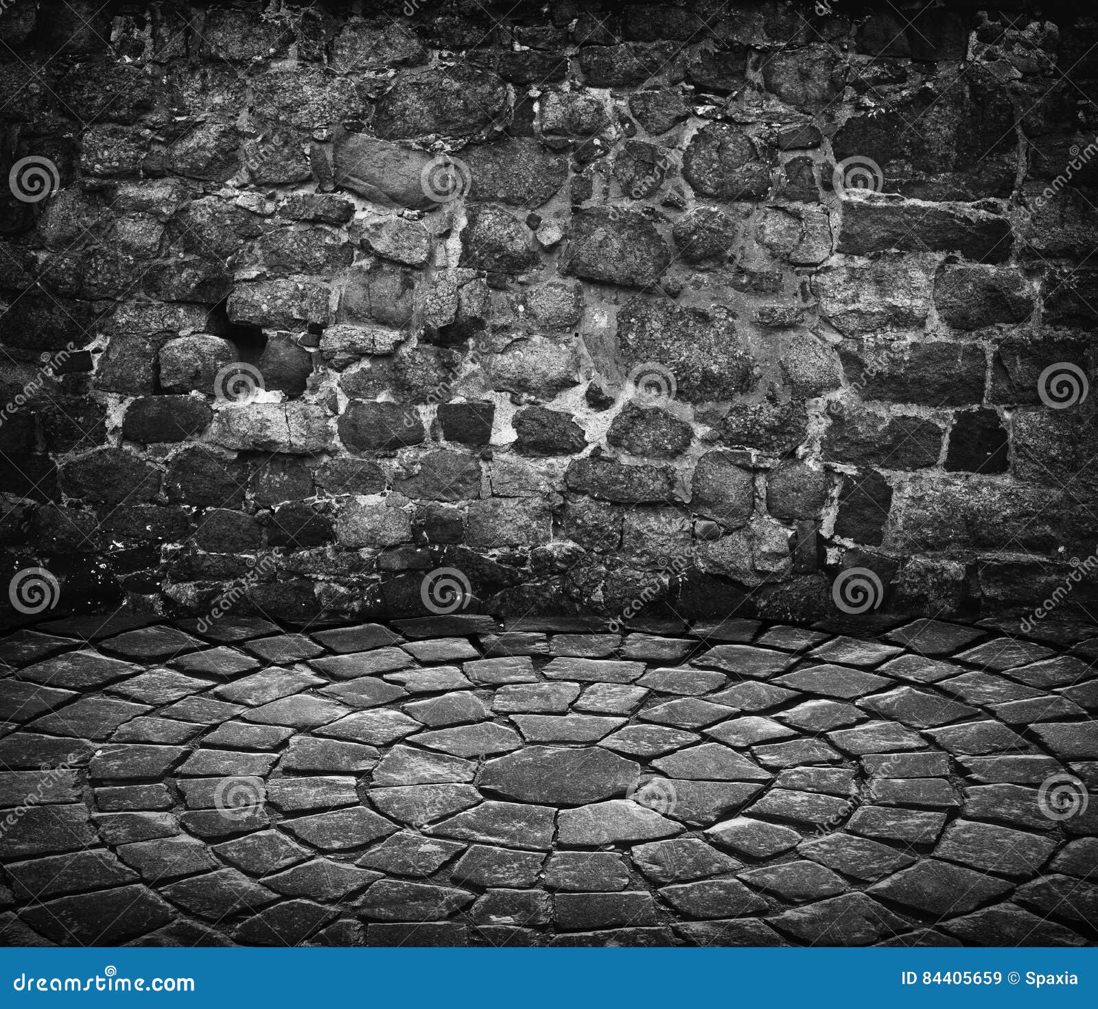Empty grunge stone room stock image. Image of cracked - 84405659