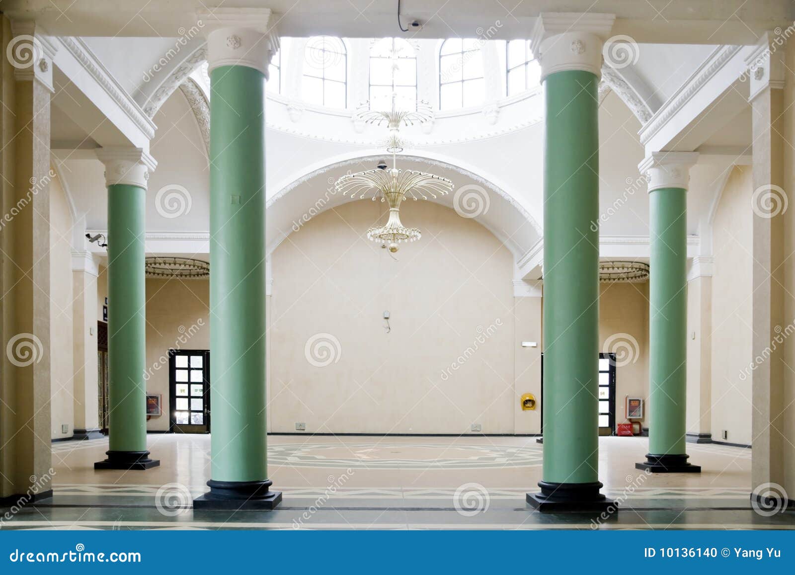 Empty hall stock photo. Image of room, lobby, architecture - 10136140