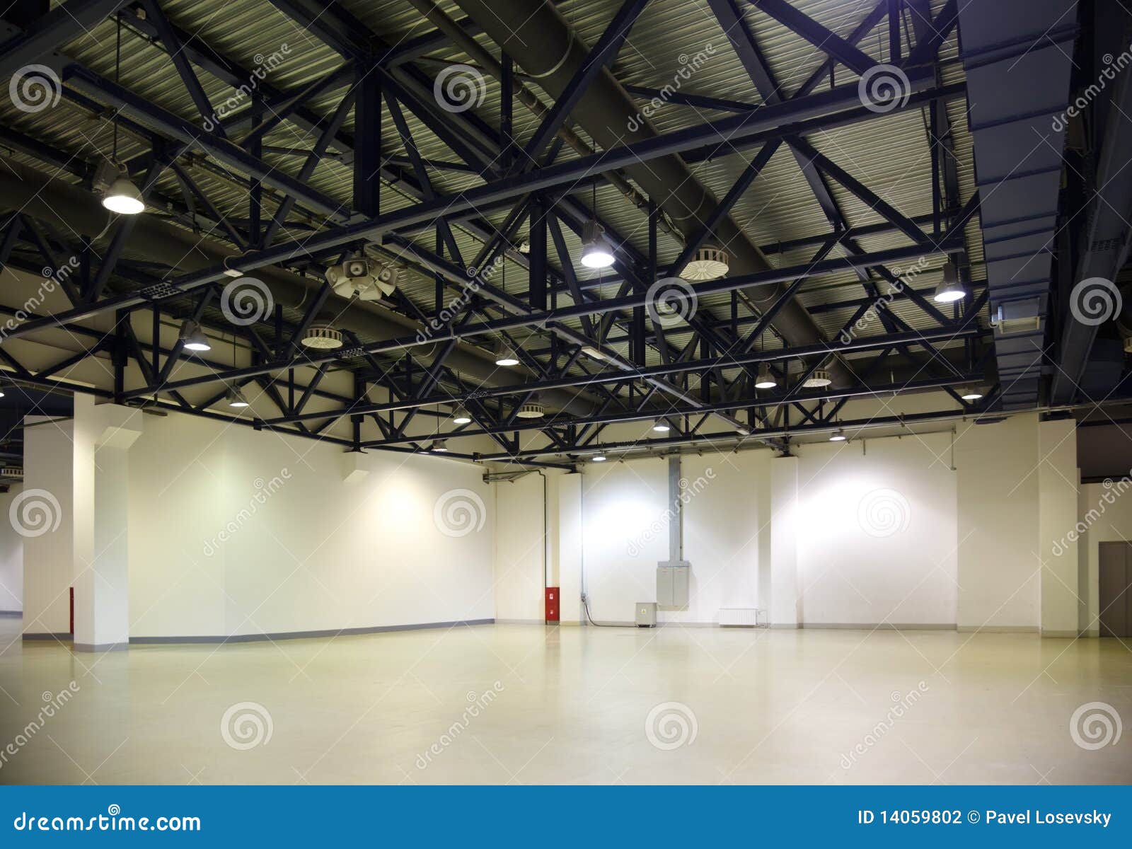 Empty hall. stock photo. Image of white, empty, electric - 14059802