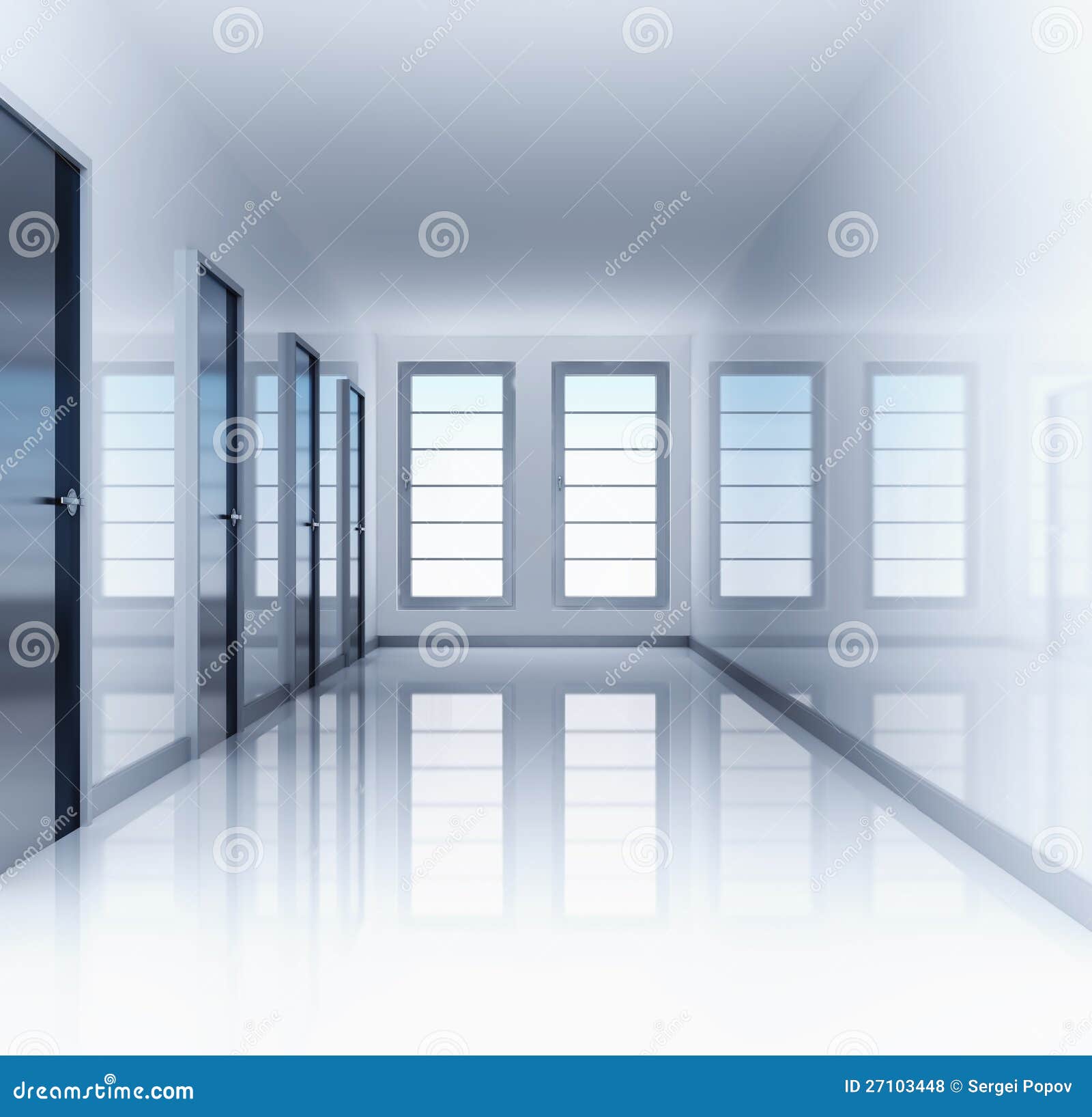 Empty hall stock illustration. Illustration of interior - 27103448