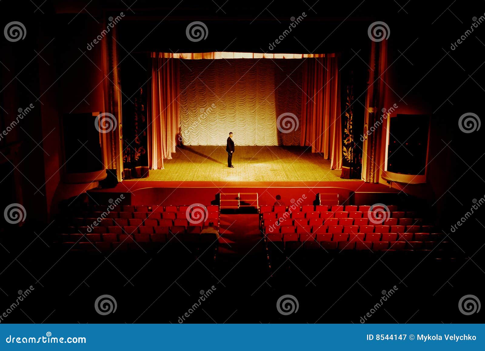Empty hall stock image. Image of concert, majestic, seat - 8544147