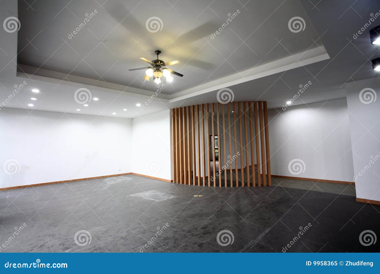 Empty hall interior stock image. Image of indoor, modern - 9958365
