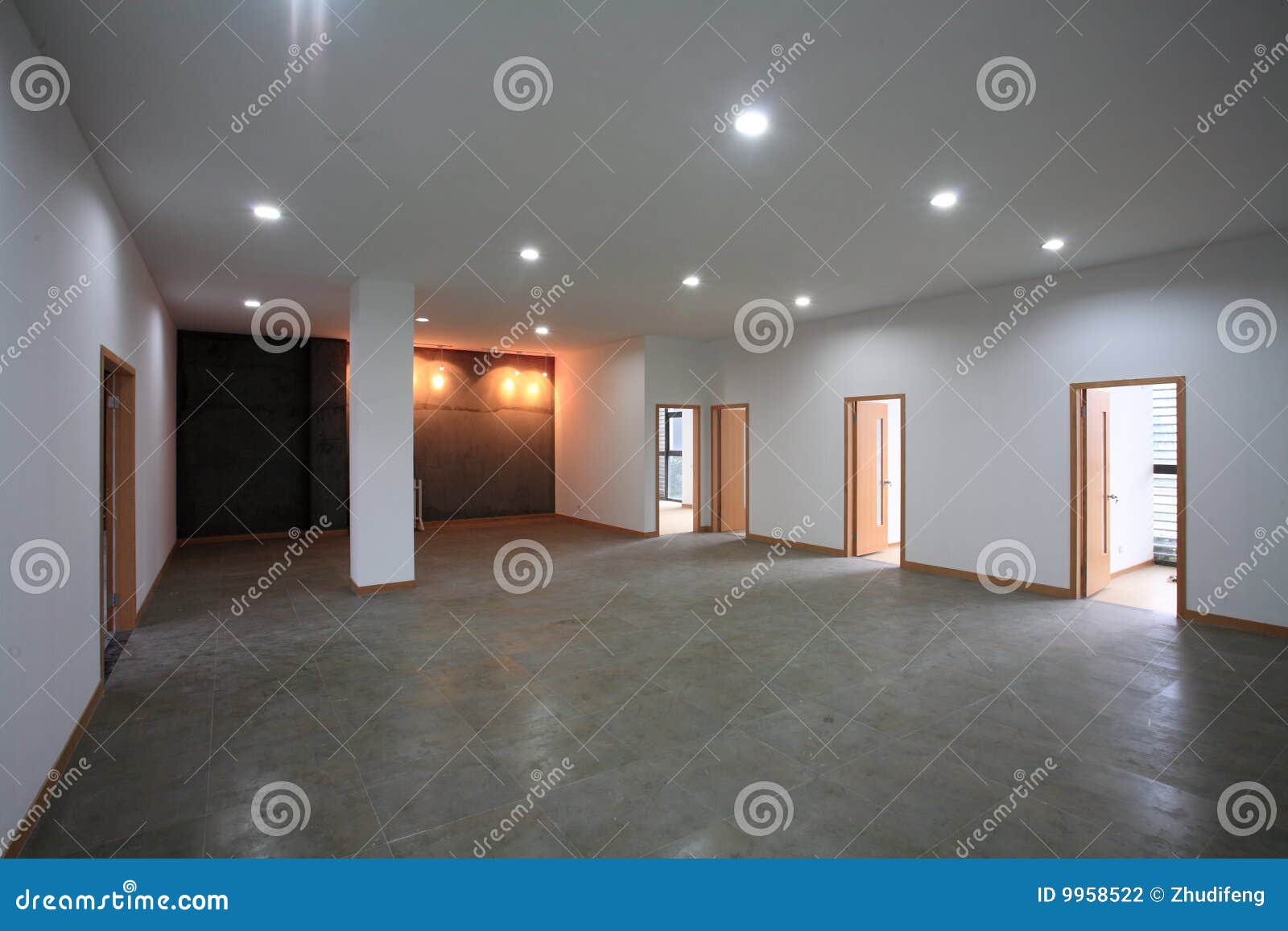 Empty hall interior stock photo. Image of room, empty - 9958522