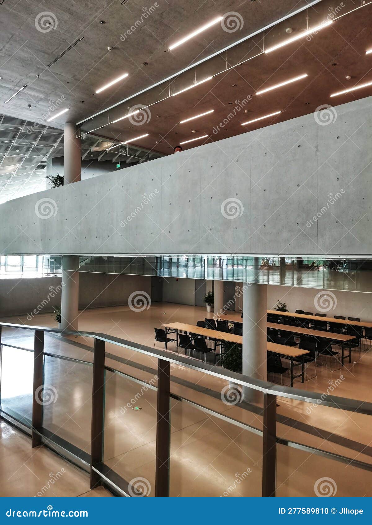 Empty Hall of Modern Building Editorial Image - Image of building ...