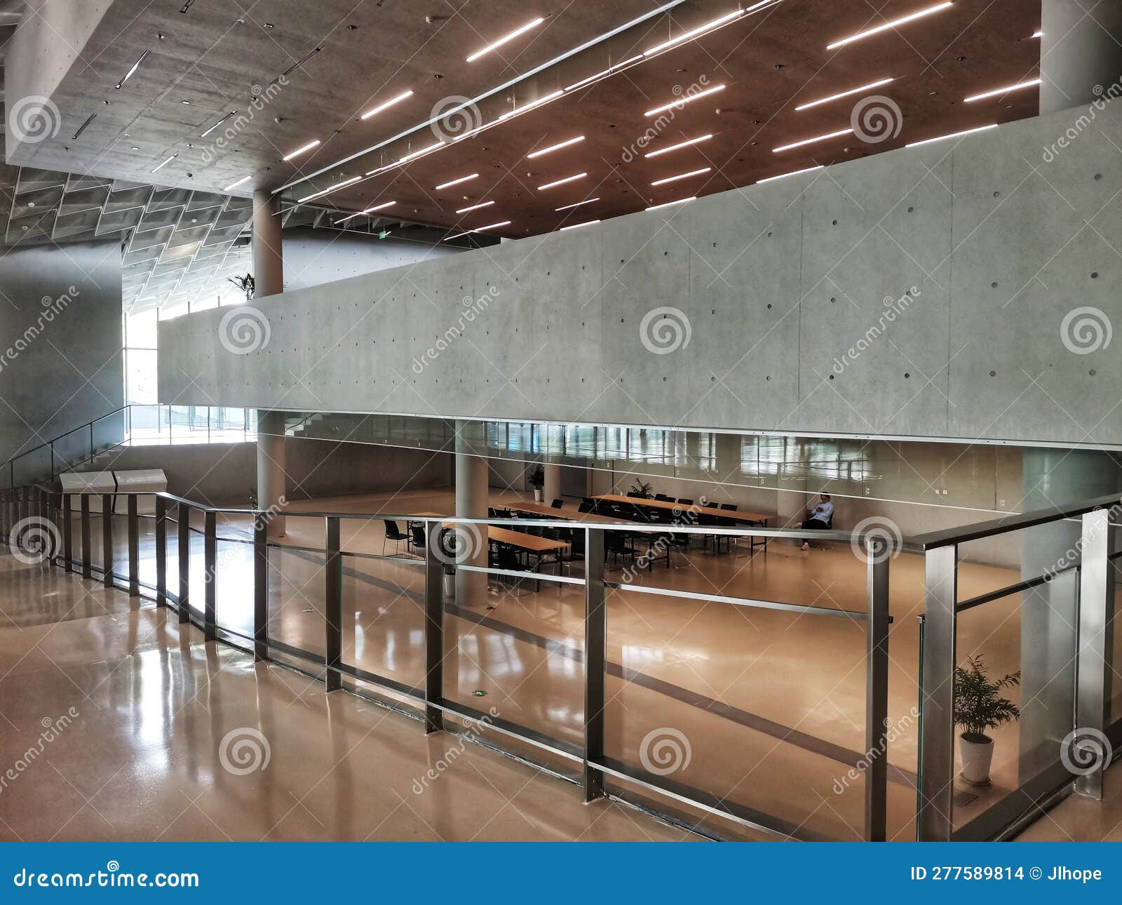 Empty Hall of Modern Building Editorial Stock Image - Image of building ...
