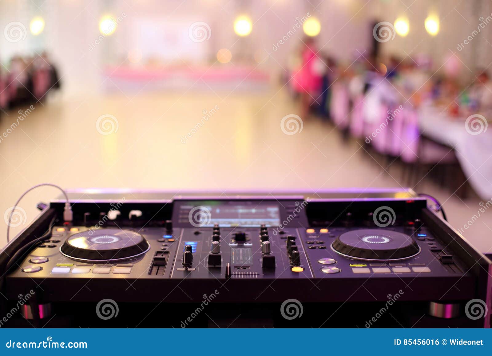 Empty Hall during Party or Wedding Celebration Stock Photo - Image of ...