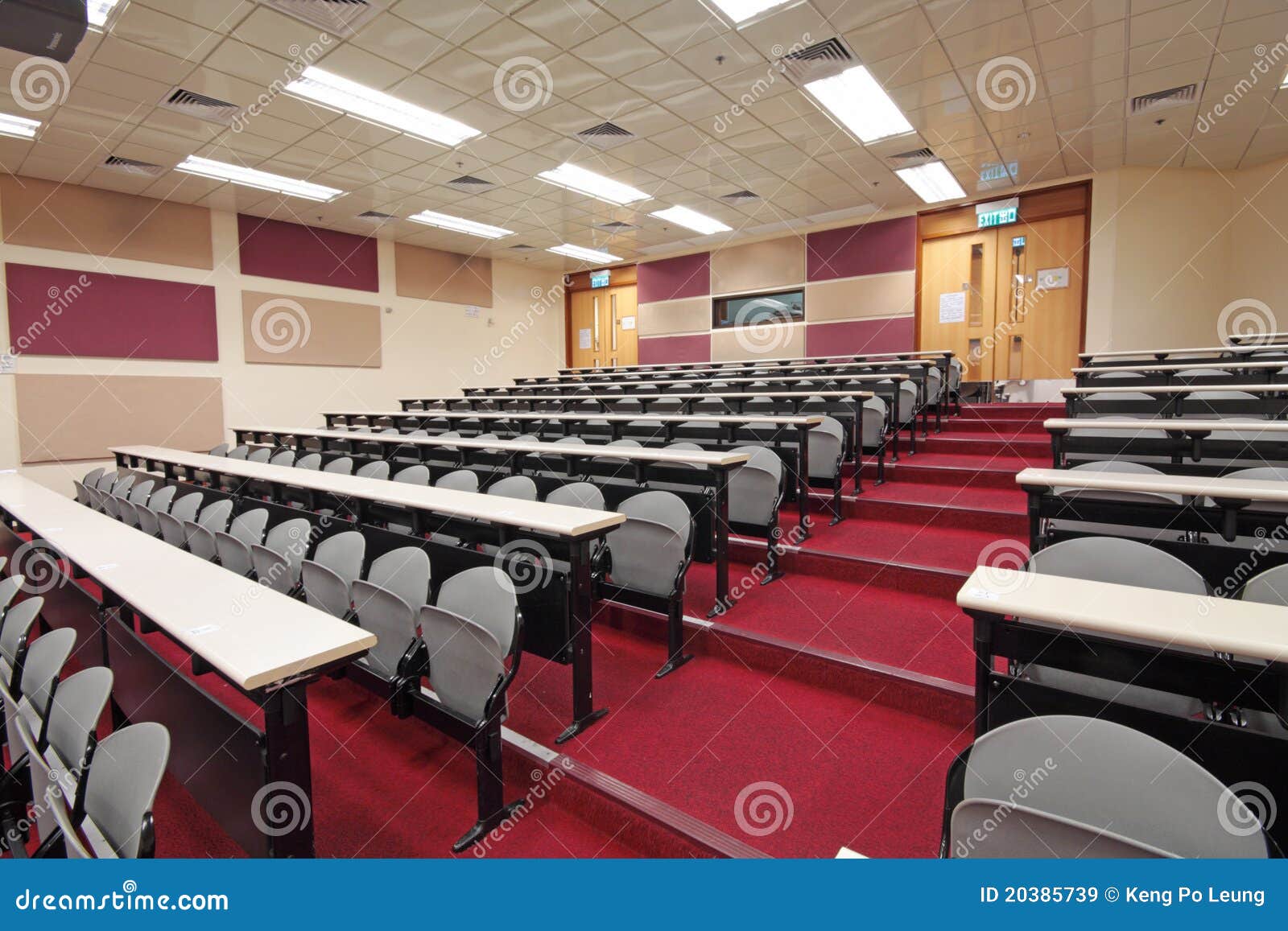 Empty Hall for Presentation Stock Image - Image of education, empty ...