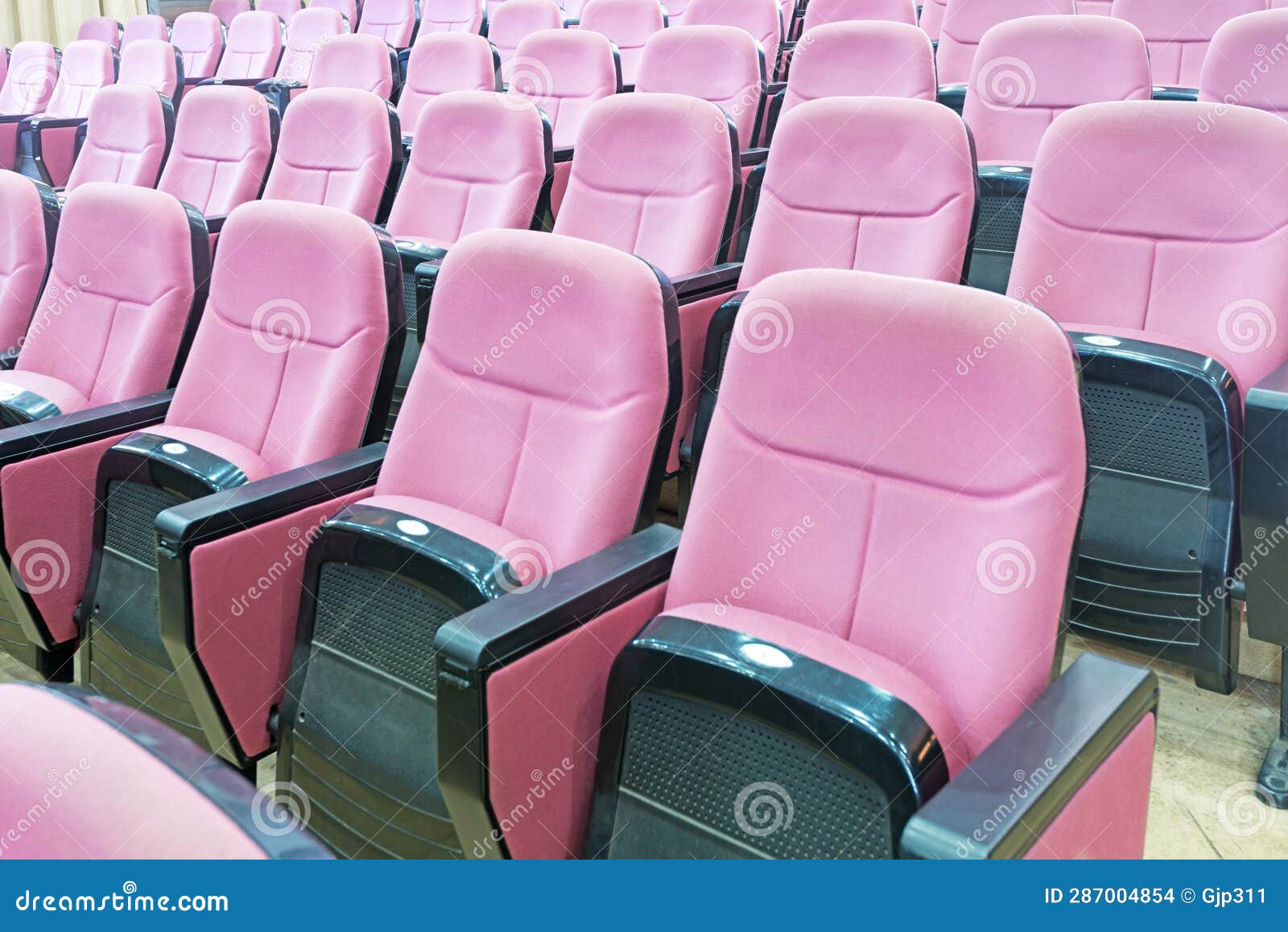Empty Hall for Presentation with Armchairs Stock Photo - Image of ...