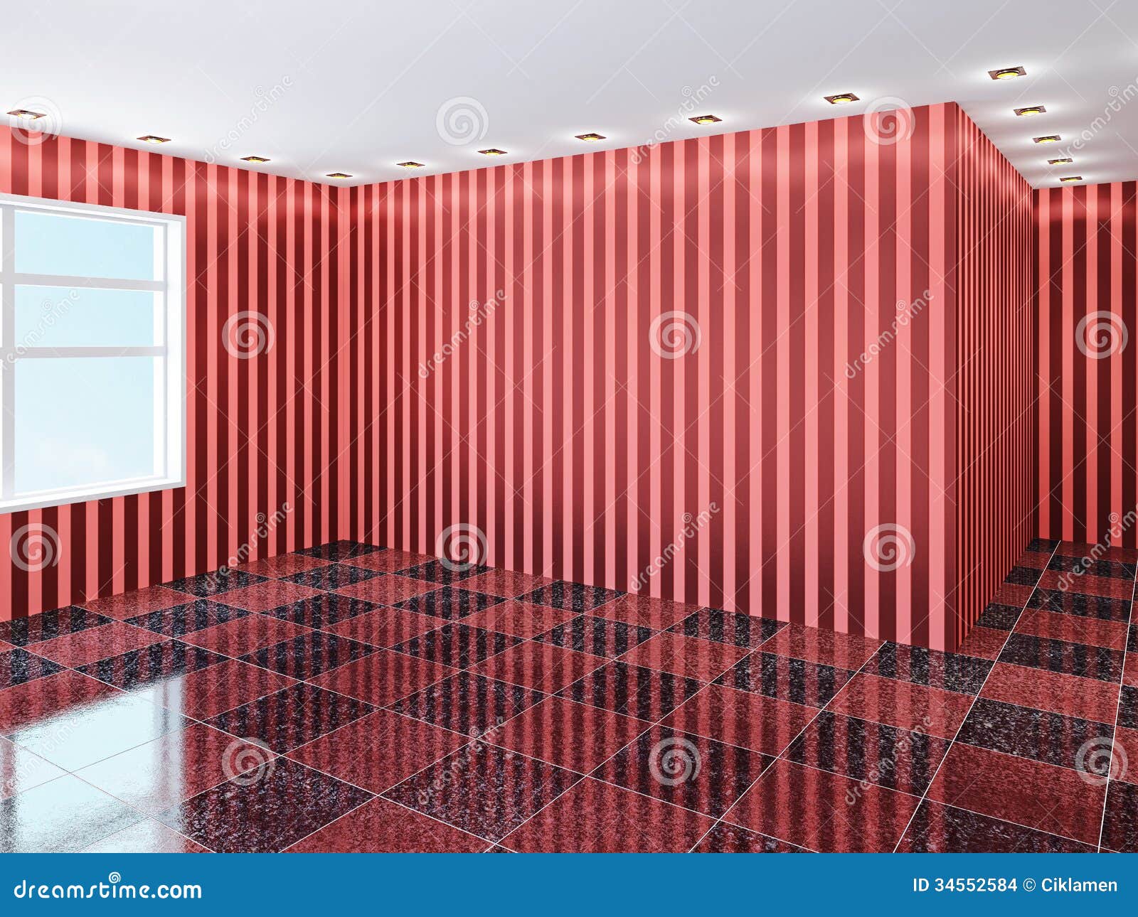 Empty hall stock illustration. Illustration of indoor - 34552584