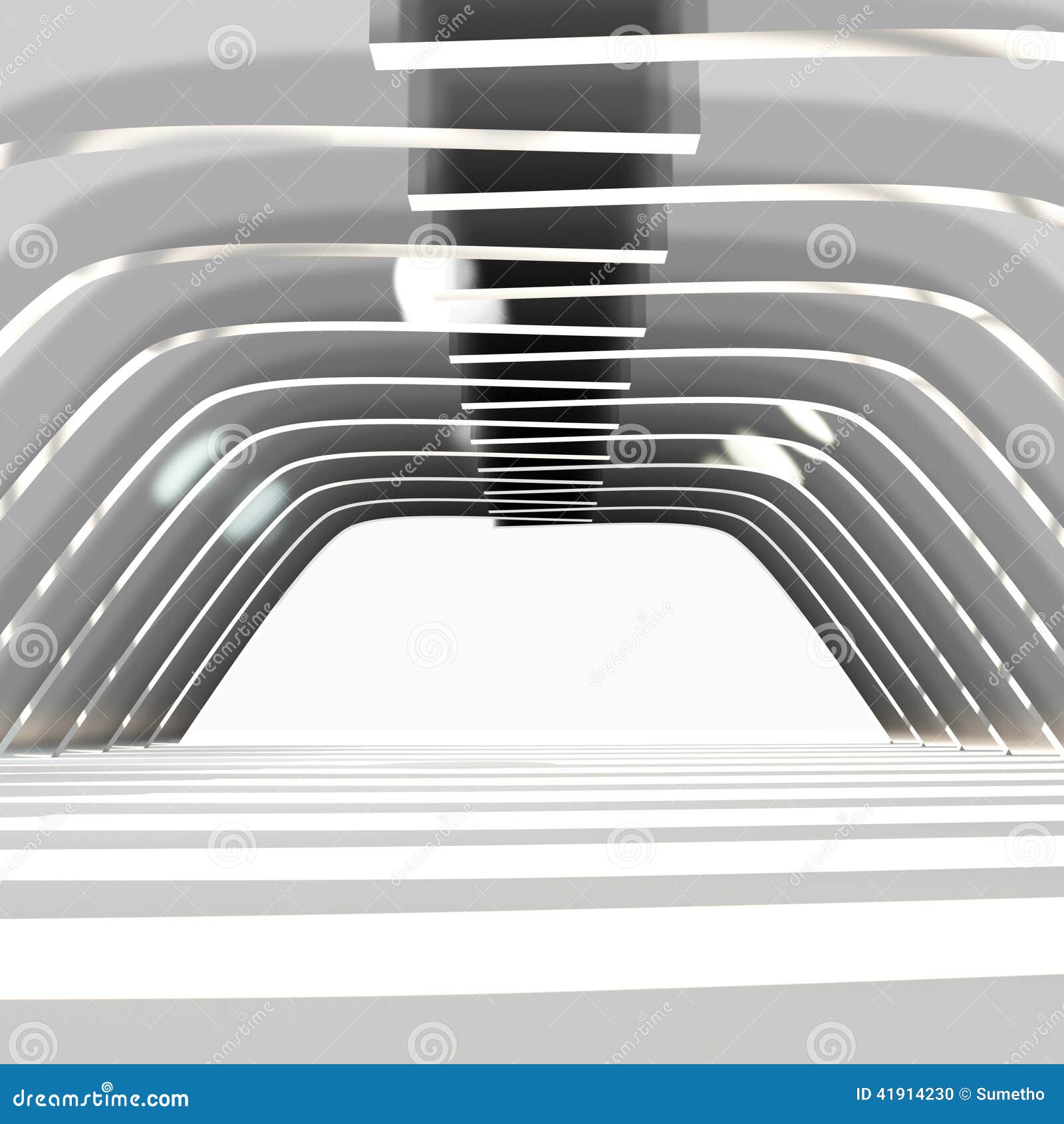 Empty hall space stock illustration. Illustration of futuristic - 41914230