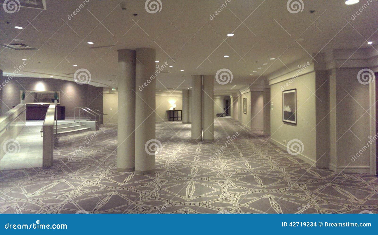 Empty hallway stock photo. Image of commercial, hotel - 42719234