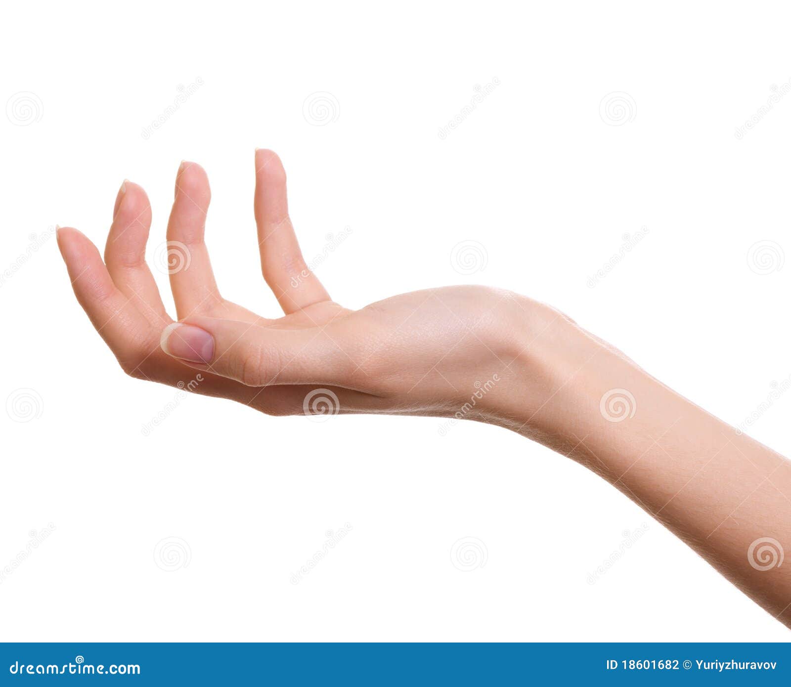 Empty Hand Holding Or Catch Nothing Guesture On Green Or Tiffany Blue ...