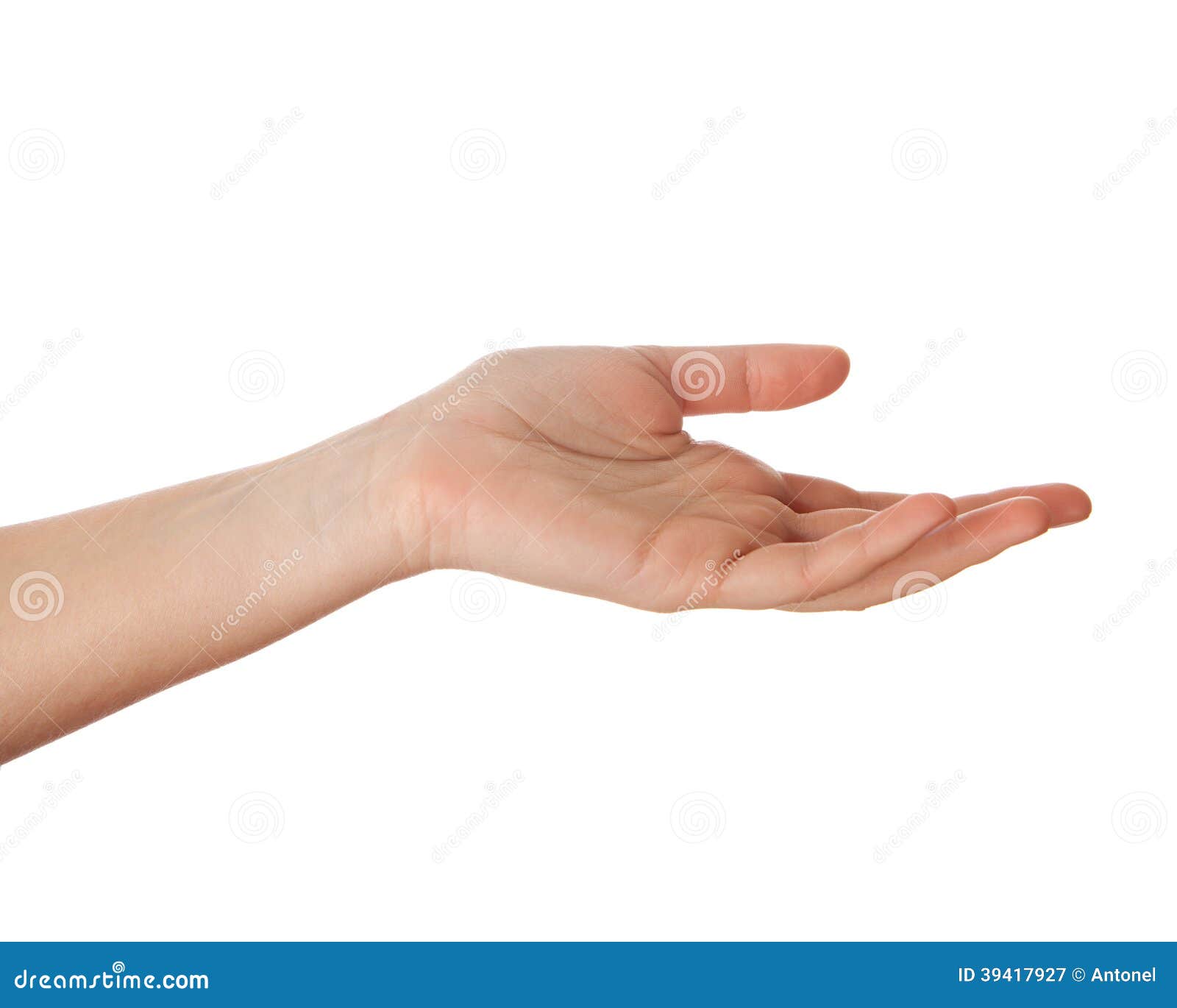 Empty Hand Holding Or Catch Nothing Guesture On Green Or Tiffany Blue ...