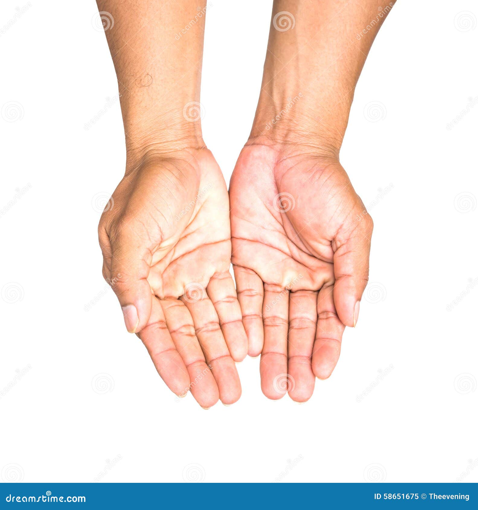 Empty hand stock image. Image of hold, carrying, open - 58651675