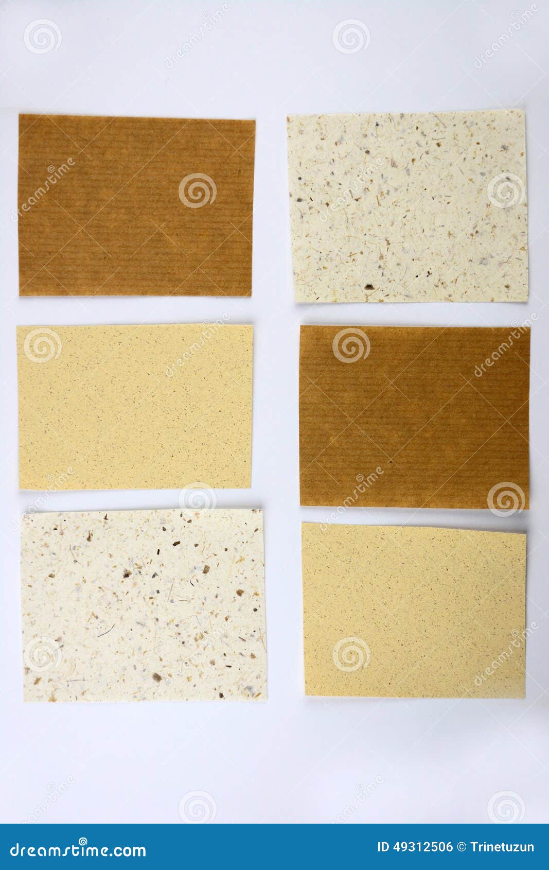 Empty Hand Made Scratch Pieces of Paper Stock Photo - Image of shape ...