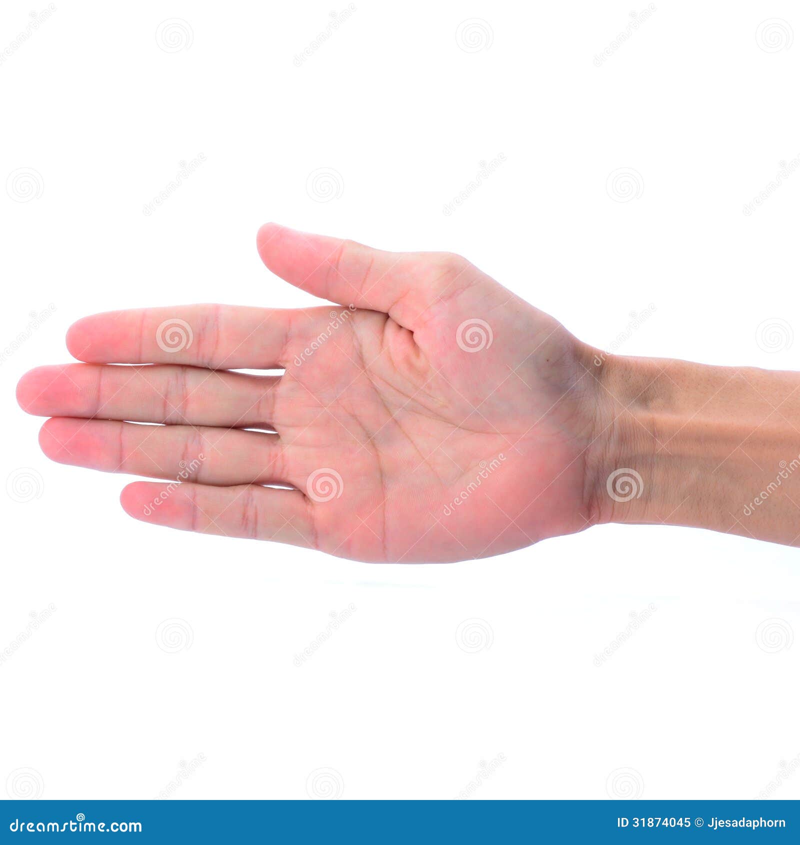 Empty hand stock image. Image of alms, person, business - 31874045