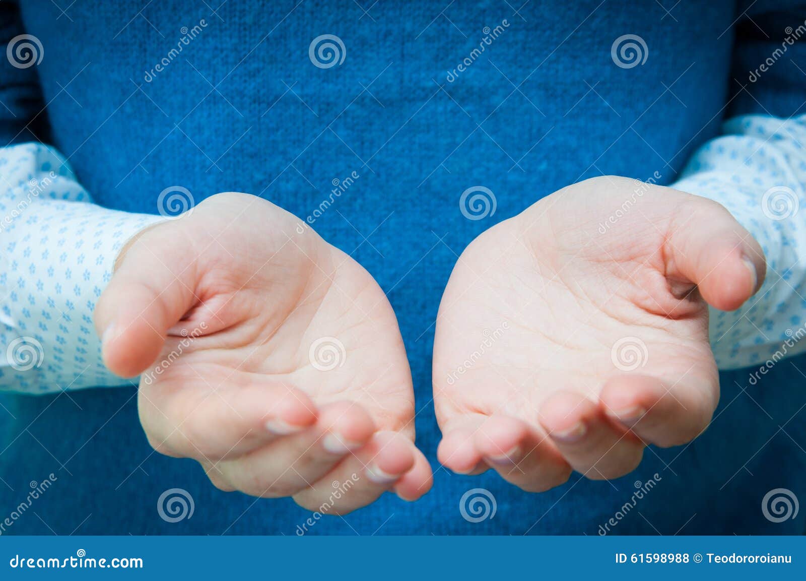 Empty hands stock photo. Image of reach, hand, money - 61598988