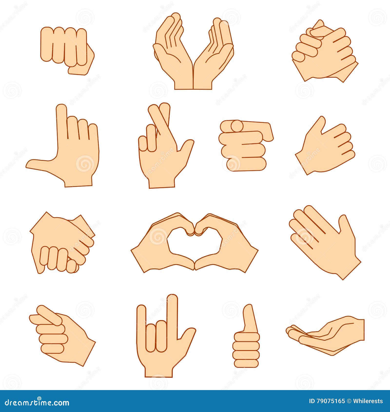 Empty Hands Receiving Red Heart Icon. Accepting Love, Help, Kindness ...