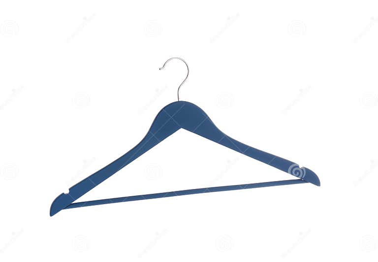 Empty Hanger on White Background. Stock Photo - Image of business ...