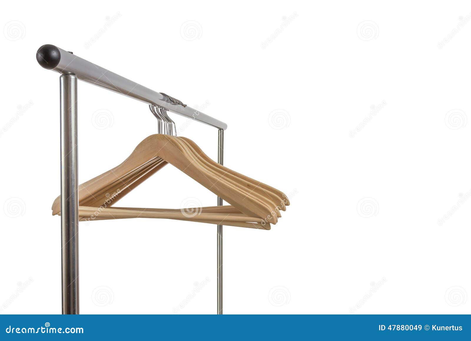 Empty Hangers or Rack stock image. Image of background - 47880049