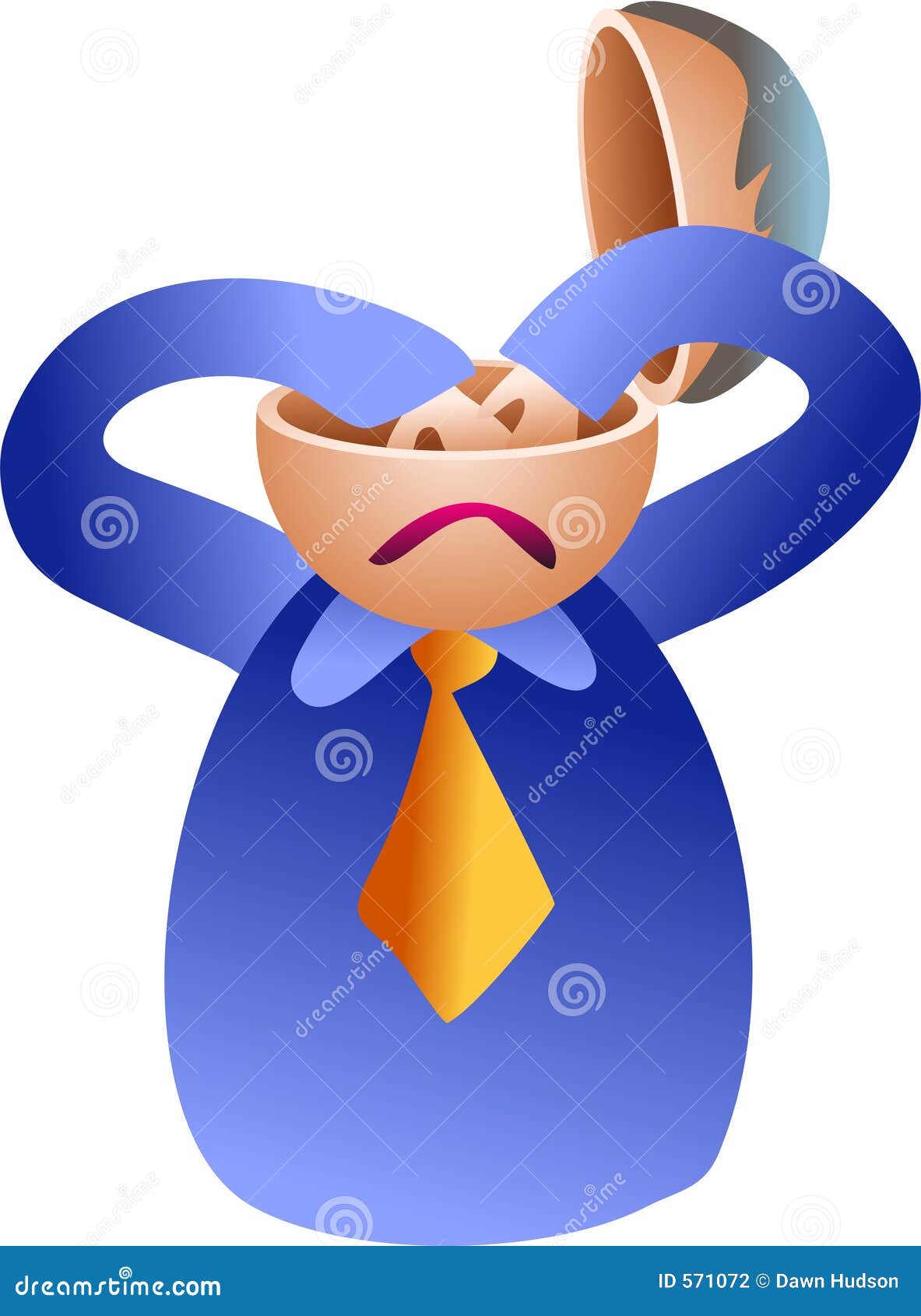 Empty head stock illustration. Illustration of people, thoughts - 571072