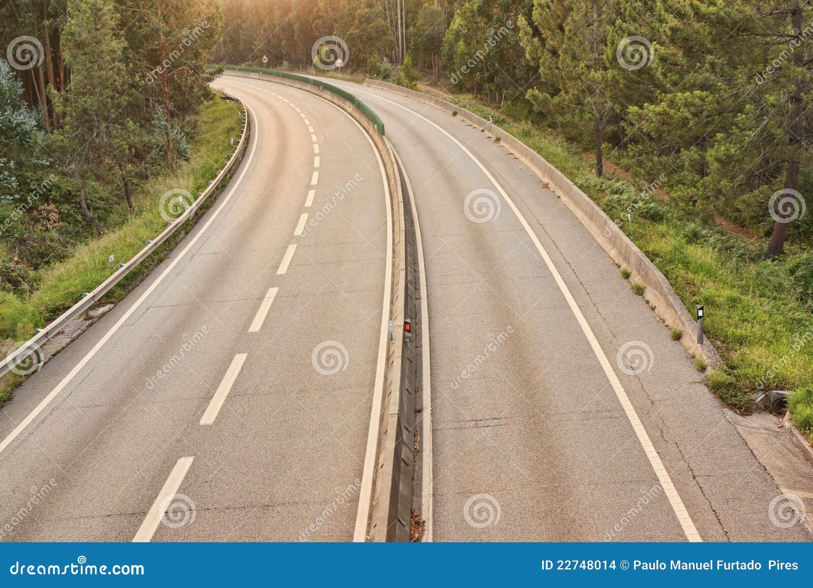 Empty Highway stock photo. Image of asphalt, high, mountain - 22748014