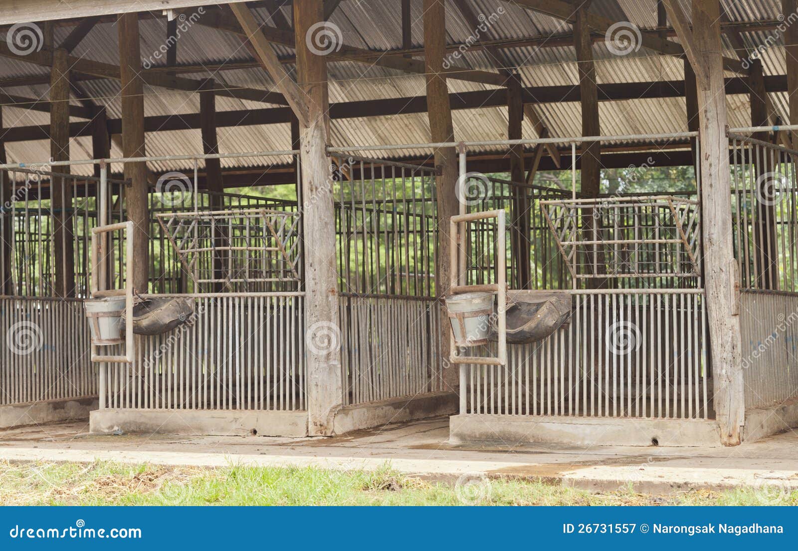 Empty Horse barn stock image. Image of outdoor, poor - 26731557
