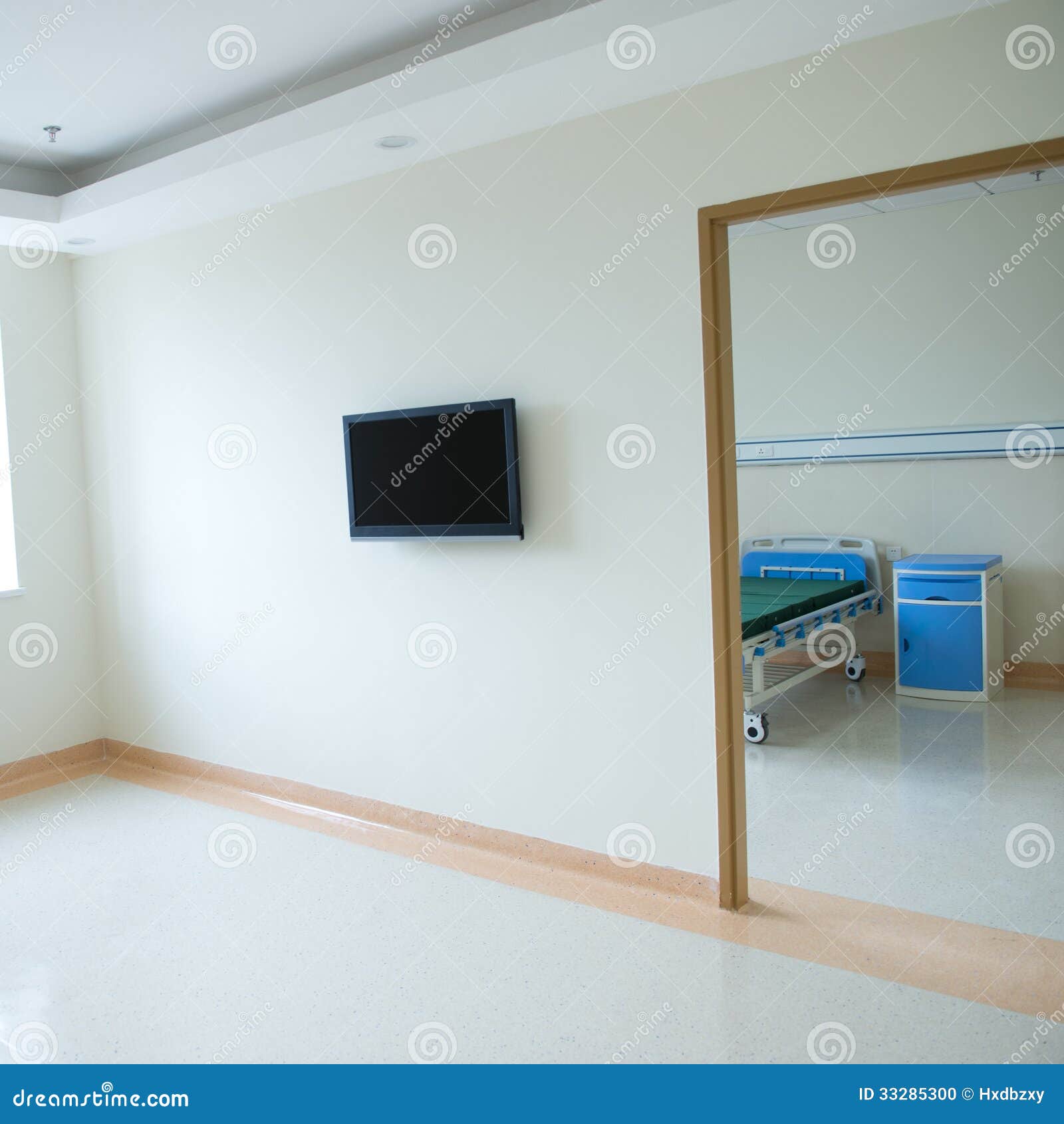 Empty hospital room stock photo. Image of health, hospital - 33285300