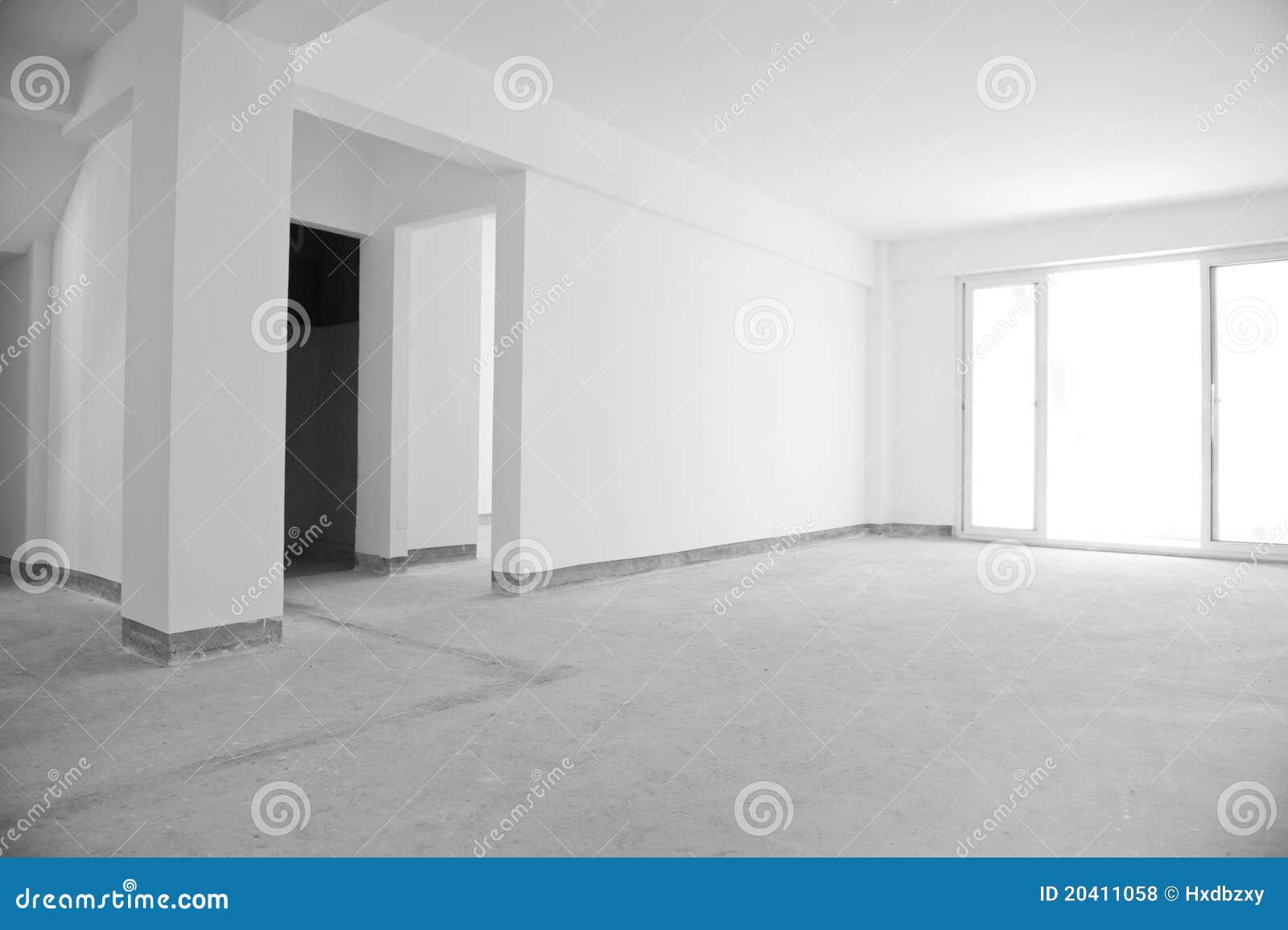 Empty house stock photo. Image of beautiful, blank, architectural ...