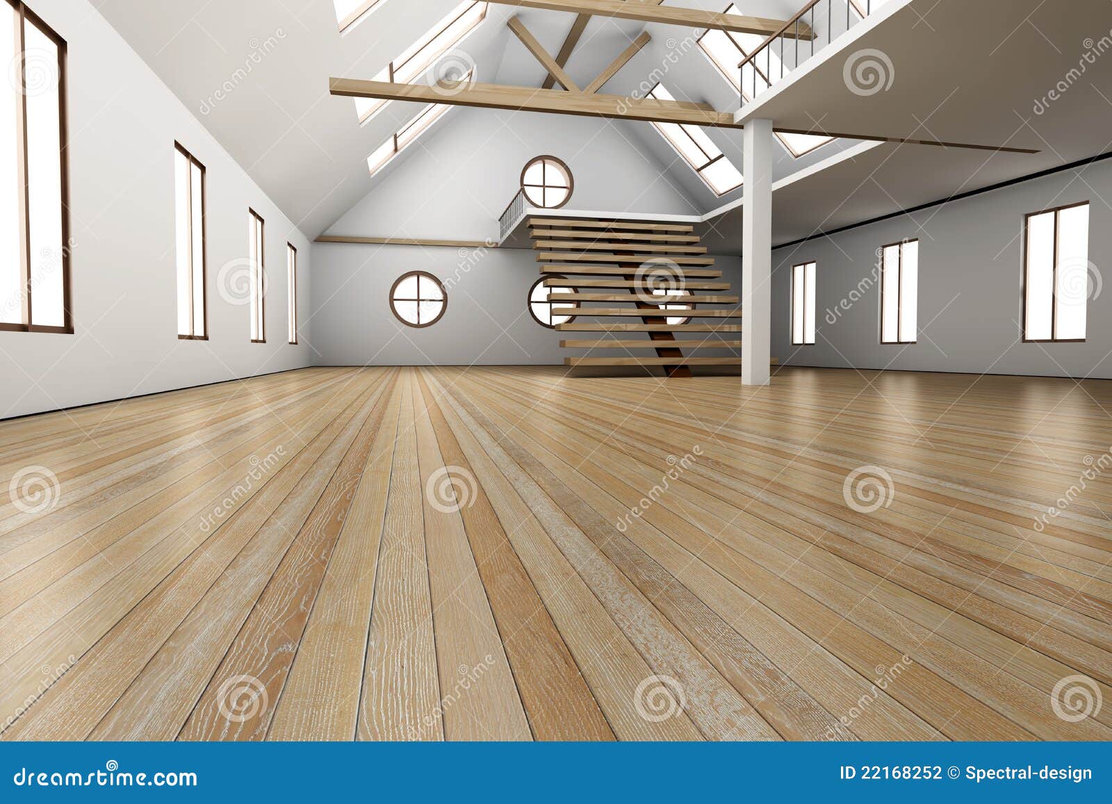 Empty House stock illustration. Illustration of duplex - 22168252