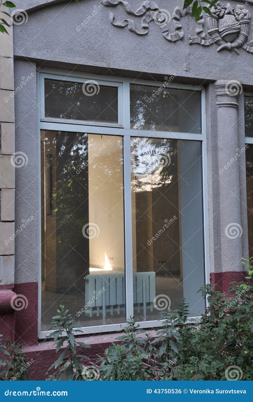 Empty house window stock photo. Image of antique, aged - 43750536