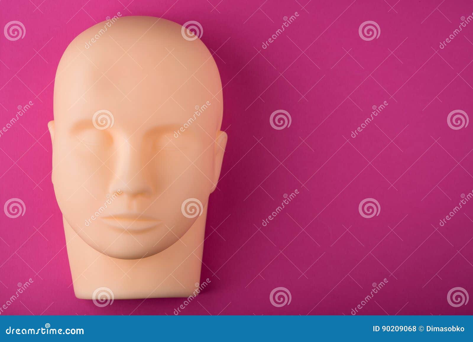 Empty human mannequin head stock photo. Image of polystyrene - 90209068