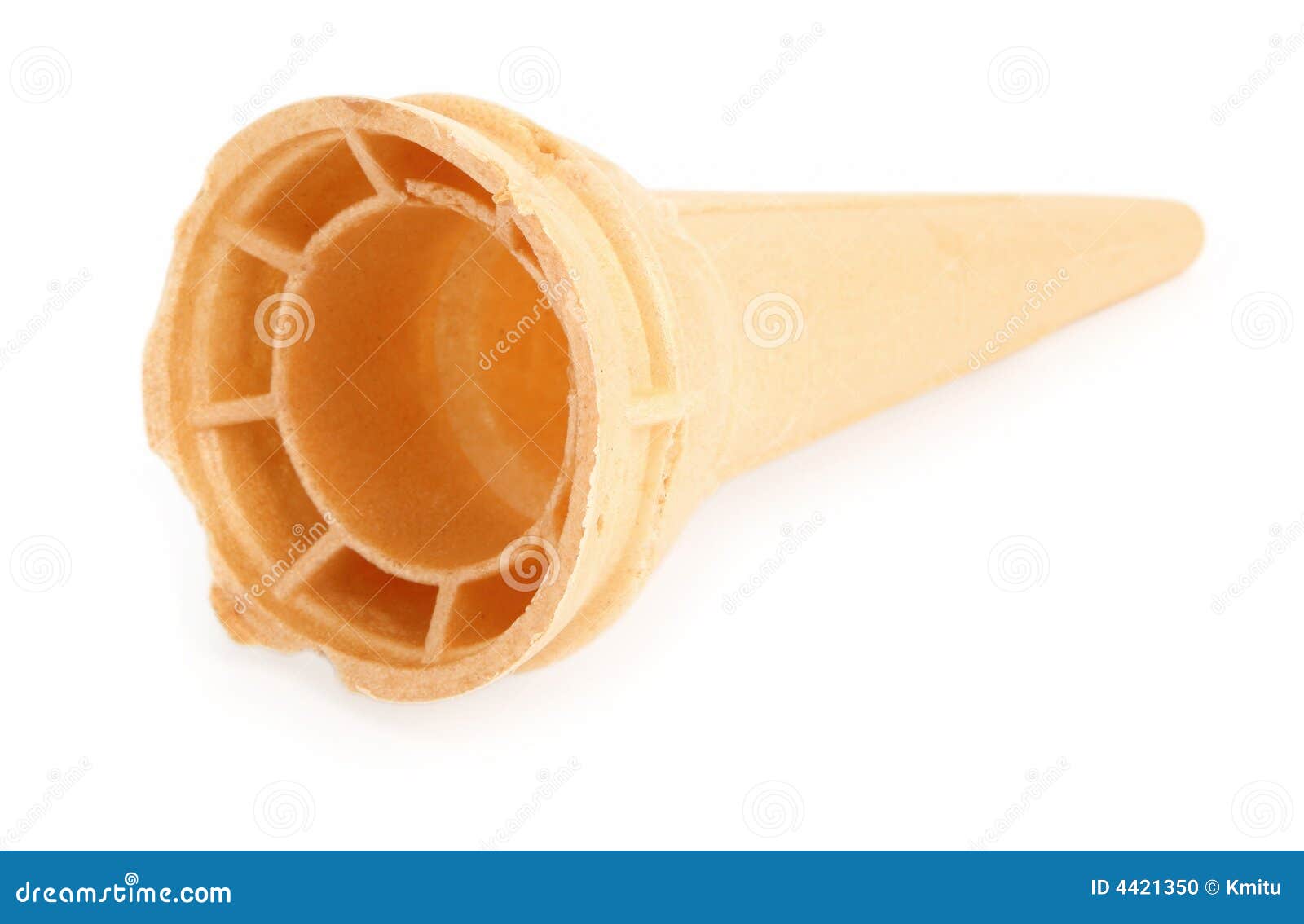 Empty ice cream cone stock photo. Image of light, poke - 4421350